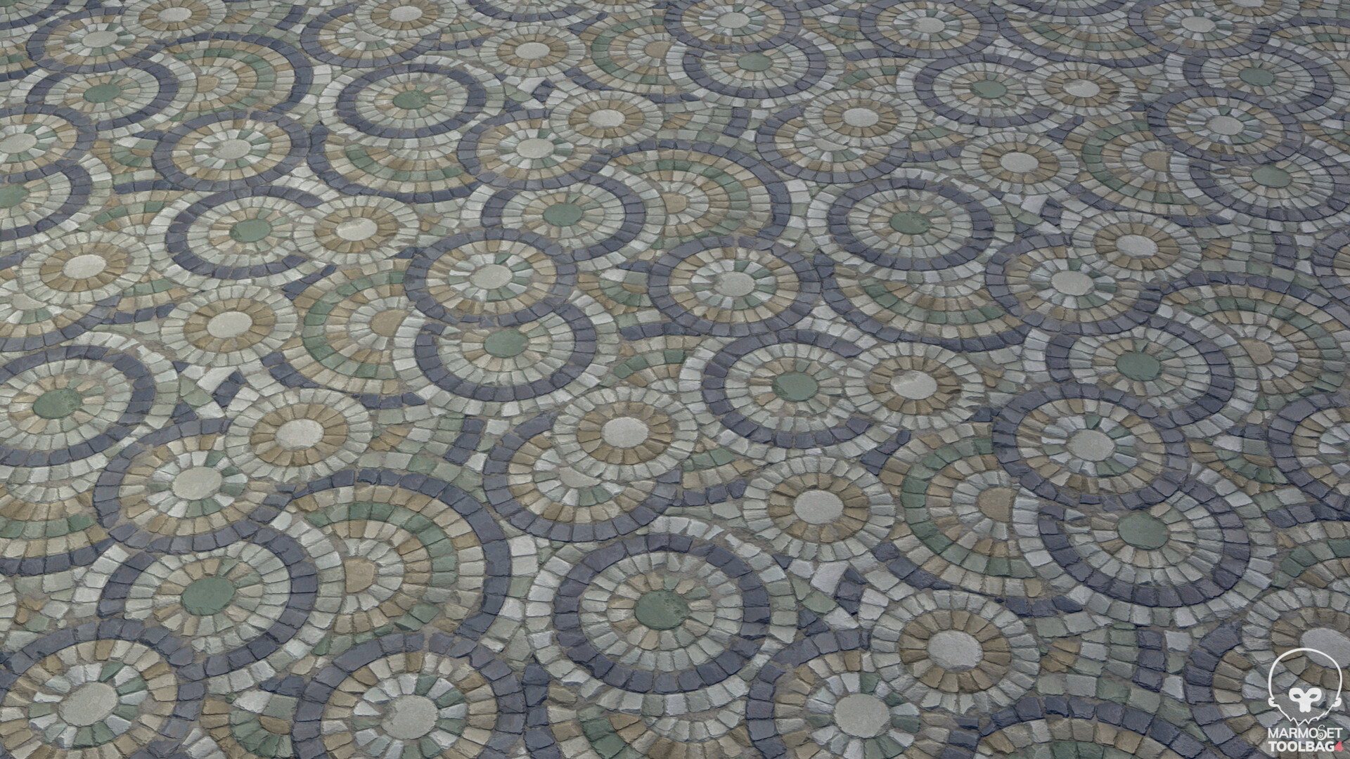 ArtStation - Circles Trumpet Floor Tile