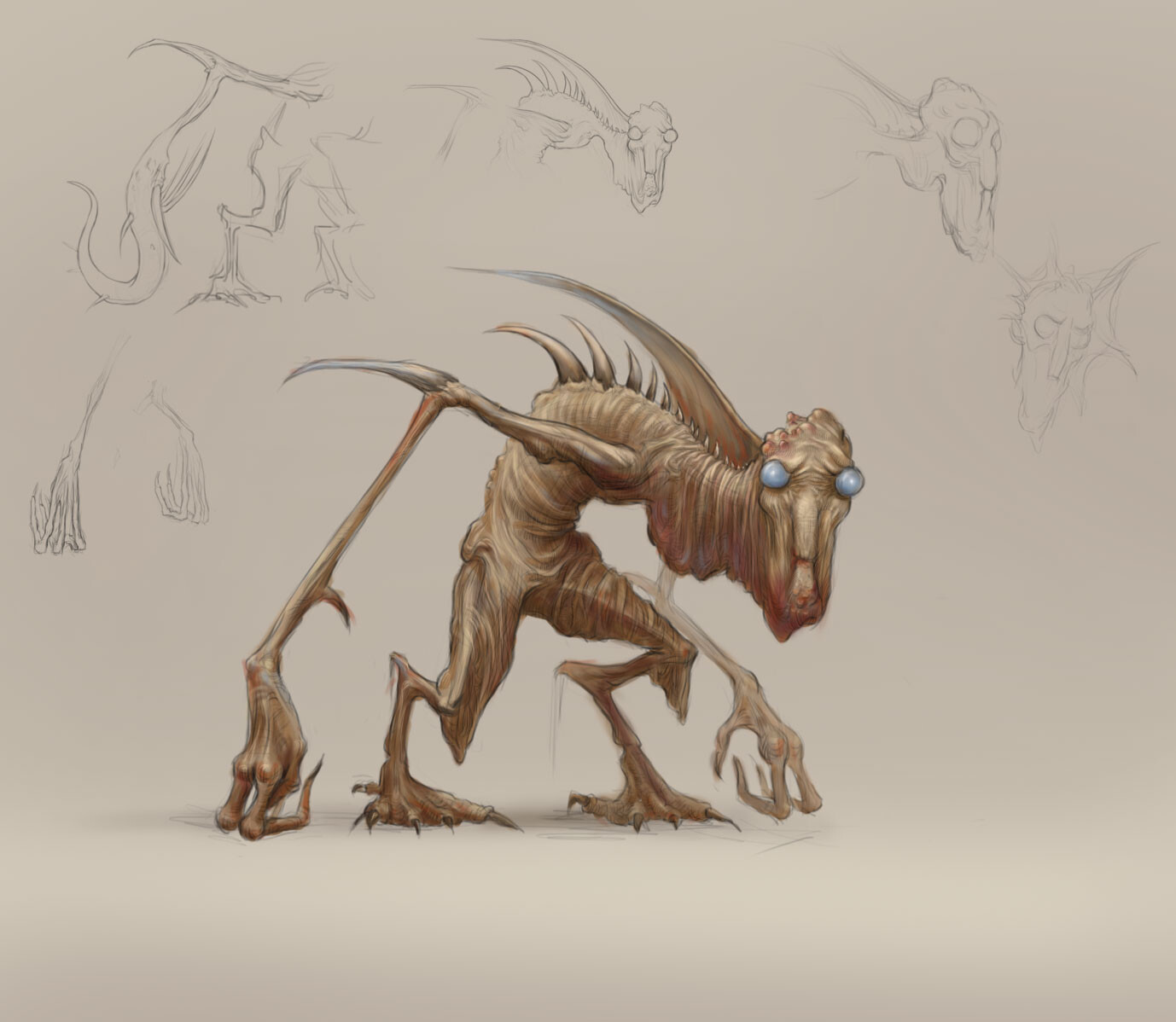 ArtStation - Blind creature concept