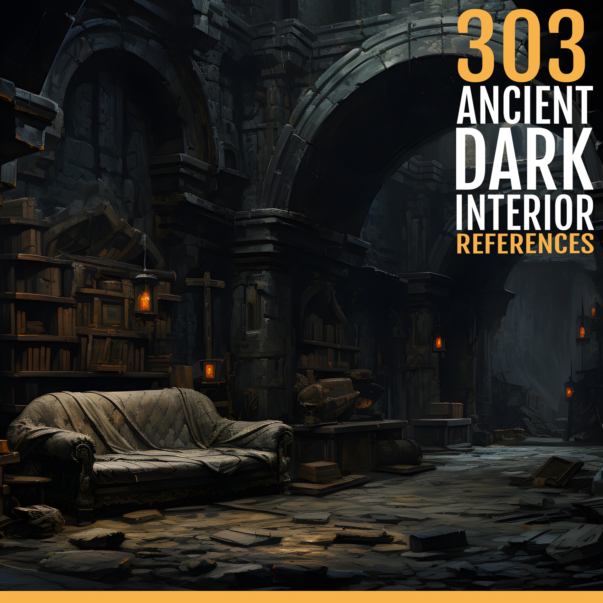 ArtStation - 303 Ancient Dark Interior
