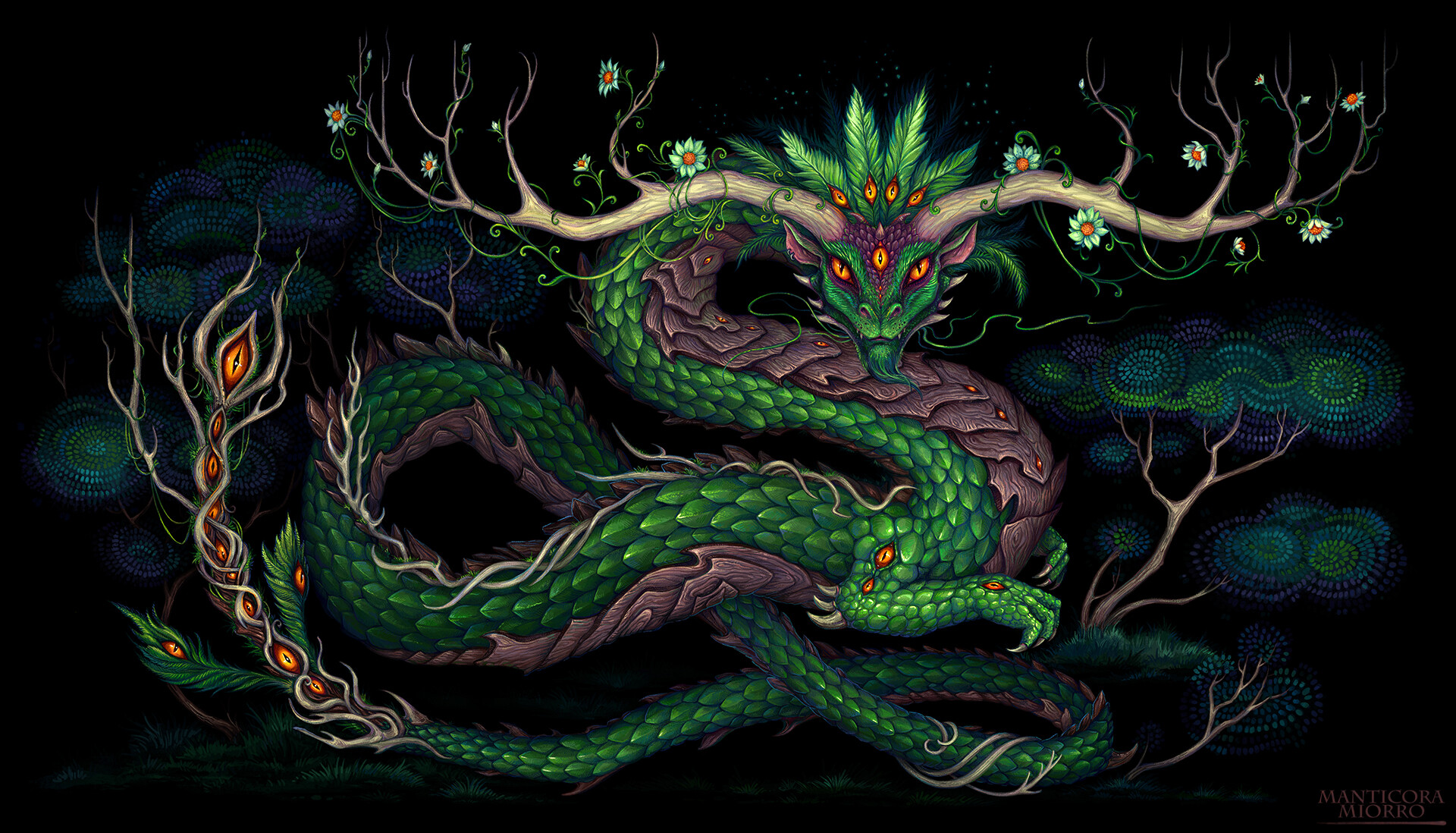 ArtStation - Green Dragon