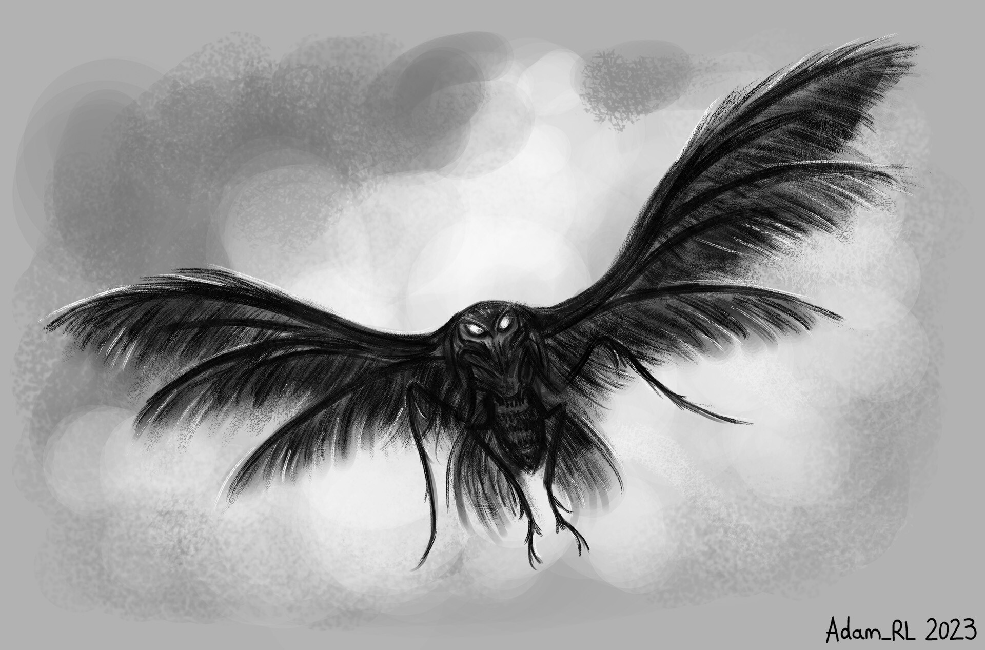 Adam _RL - Mothman (Creature Concept)