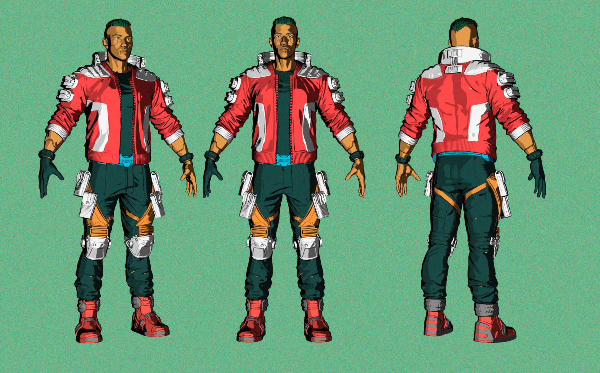 ArtStation - comic style video game characters WIP