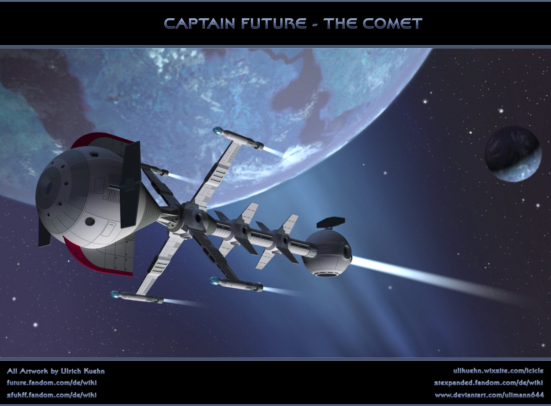 ArtStation - CAPTAIN FUTURE - THE COMET
