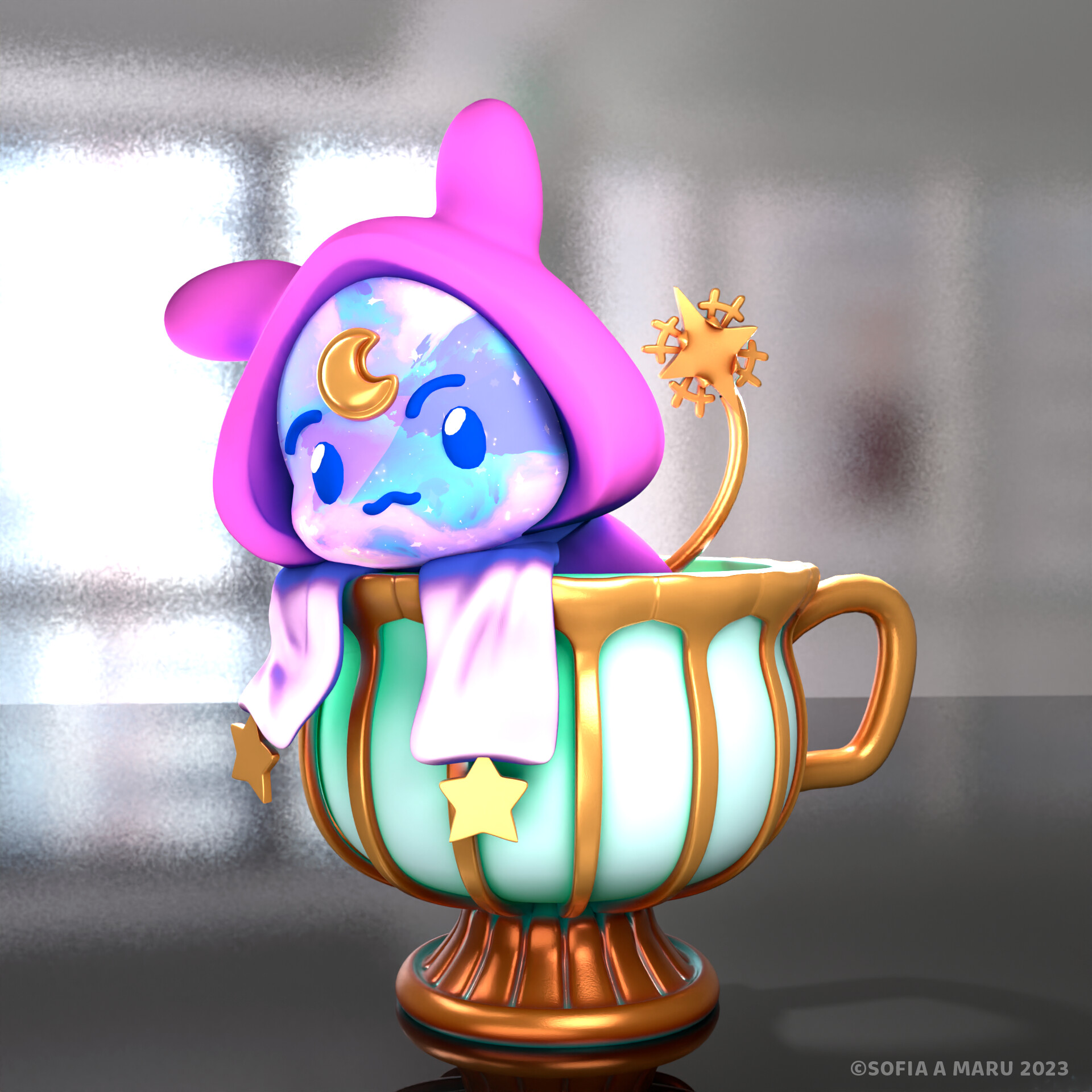 ArtStation - WISHLING IN A TEACUP | FIGURE CONCEPT