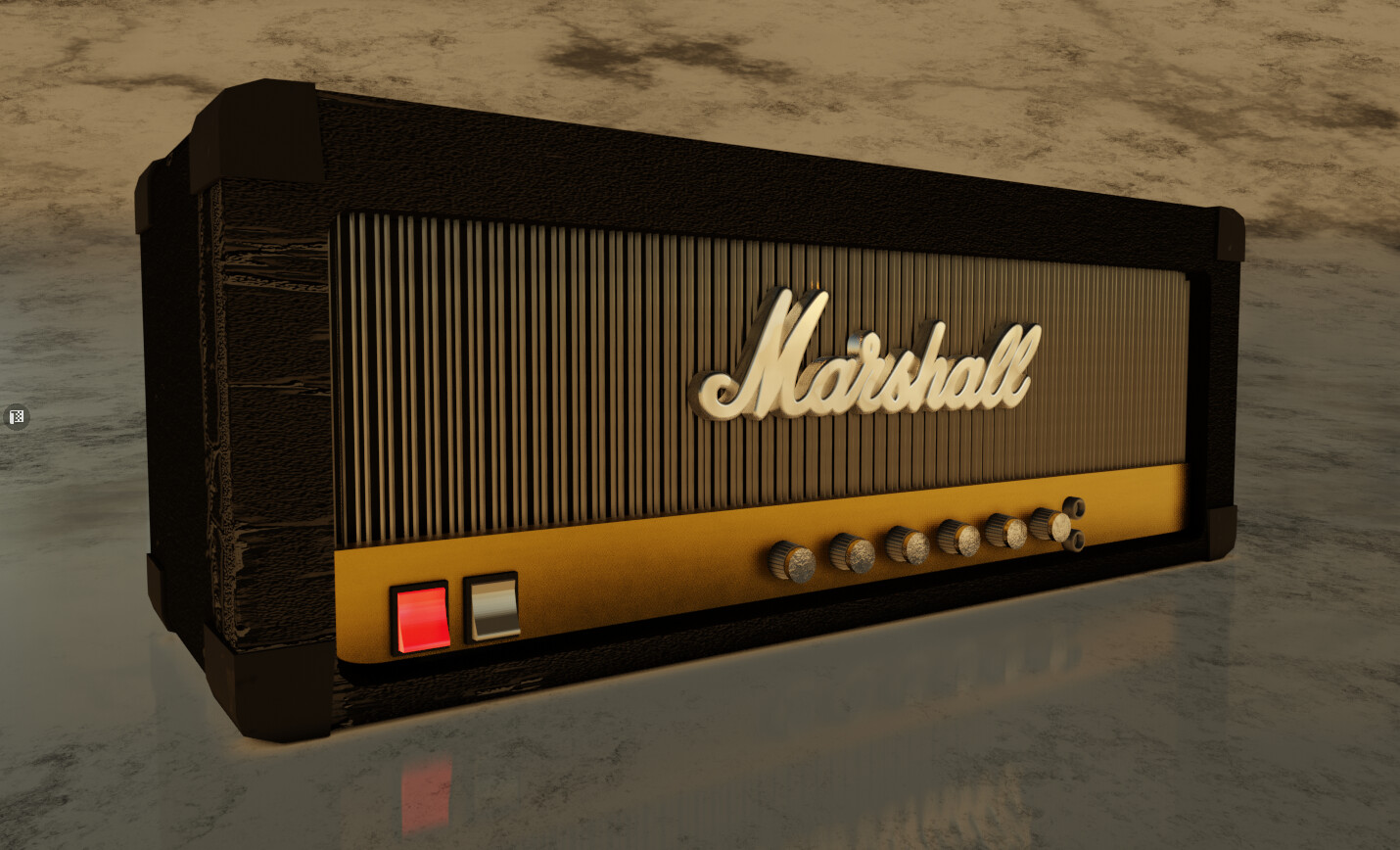 ArtStation - Marshall Amplifier Head