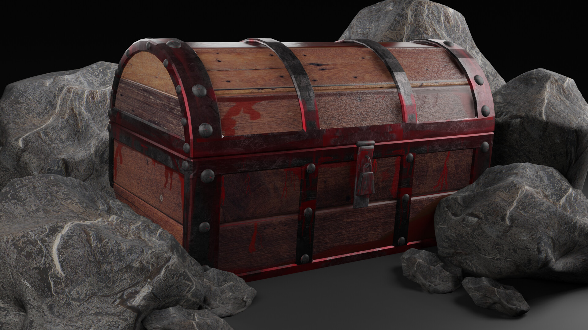ArtStation - 3D Blood On Chest