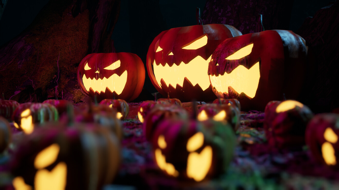 ArtStation - Halloween In 3D View