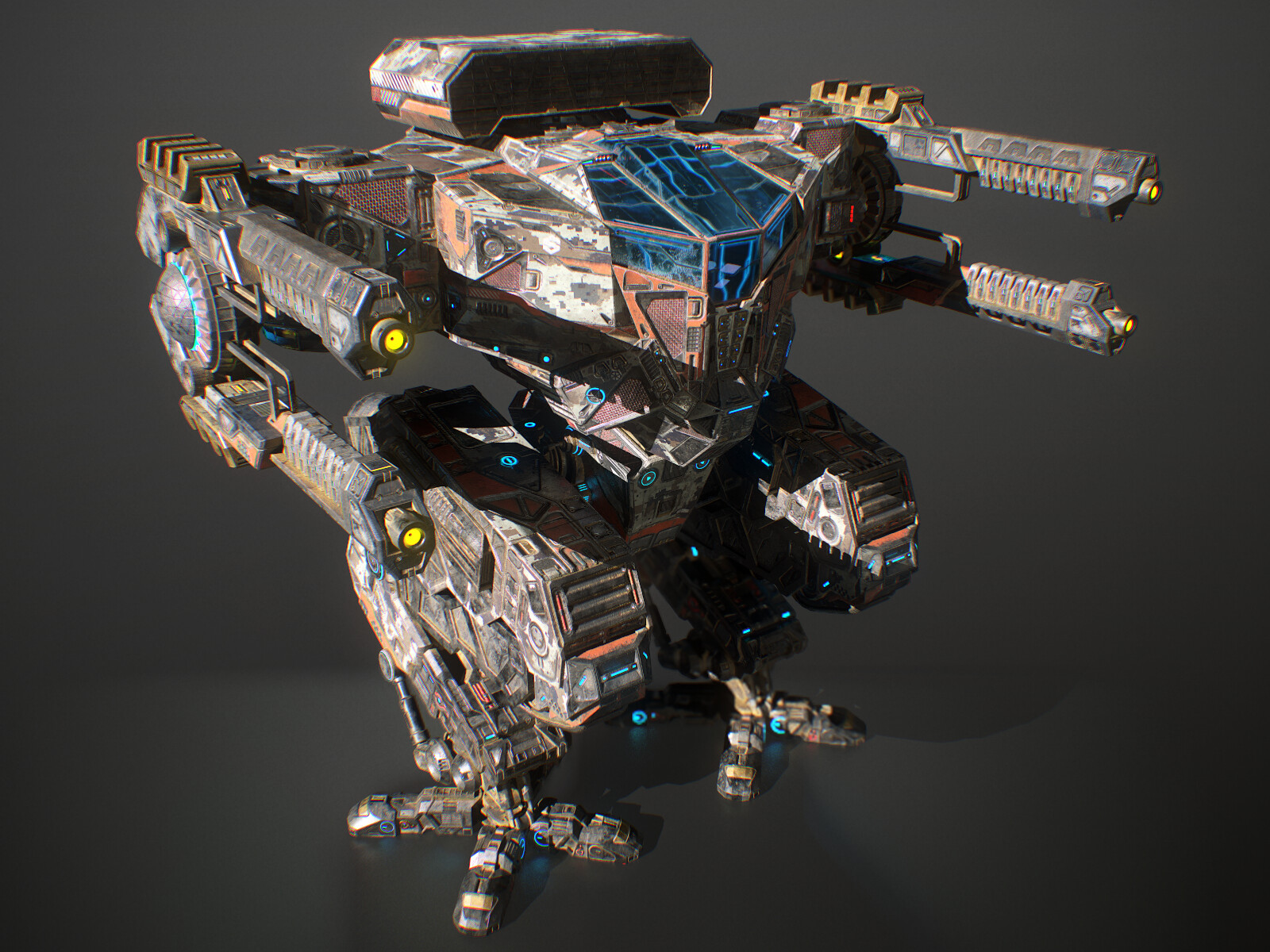 ArtStation - Vanguard Strider Mech