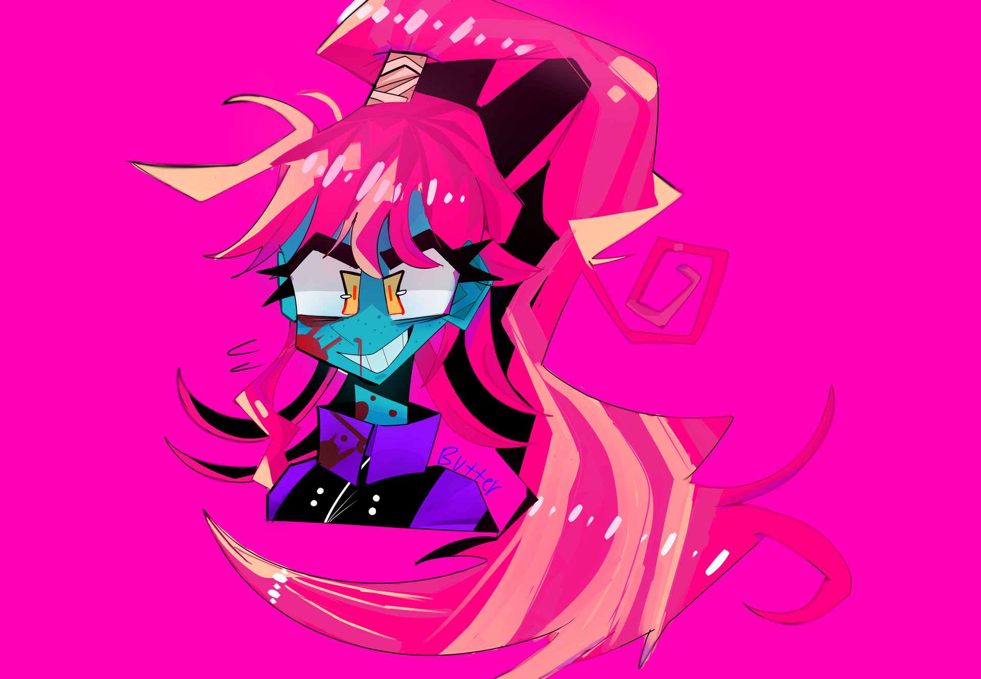 ArtStation - cool zombie girlie