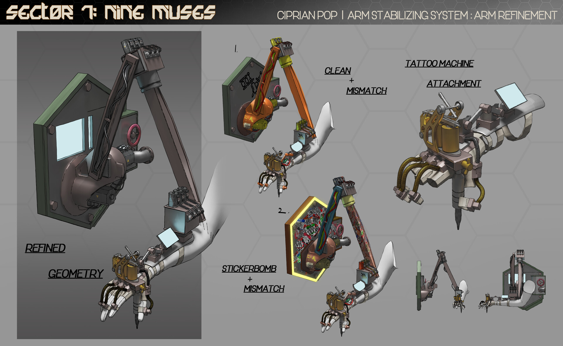 Ciprian Pop - Sector 7: Nine Muses Main Props