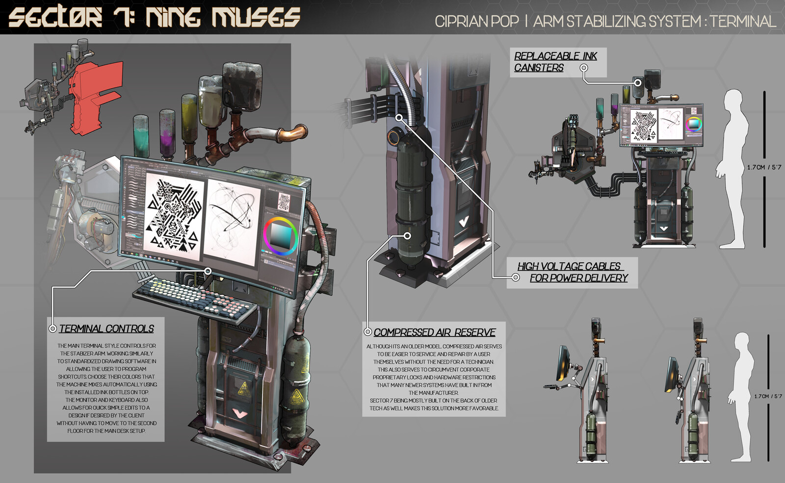 Ciprian Pop - Sector 7: Nine Muses Main Props