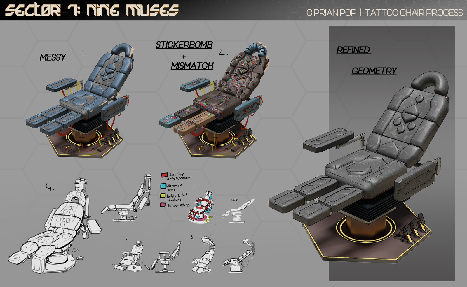Ciprian Pop - Sector 7: Nine Muses Main Props