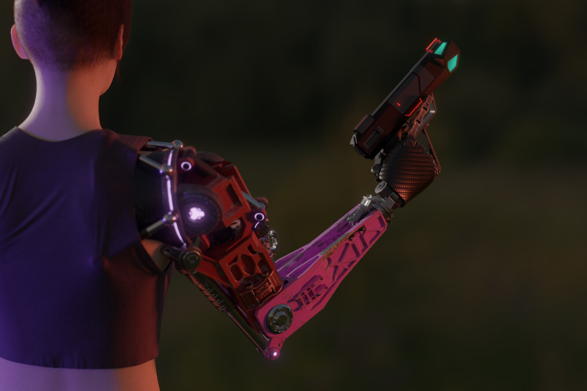 ArtStation - Mech Arm Test