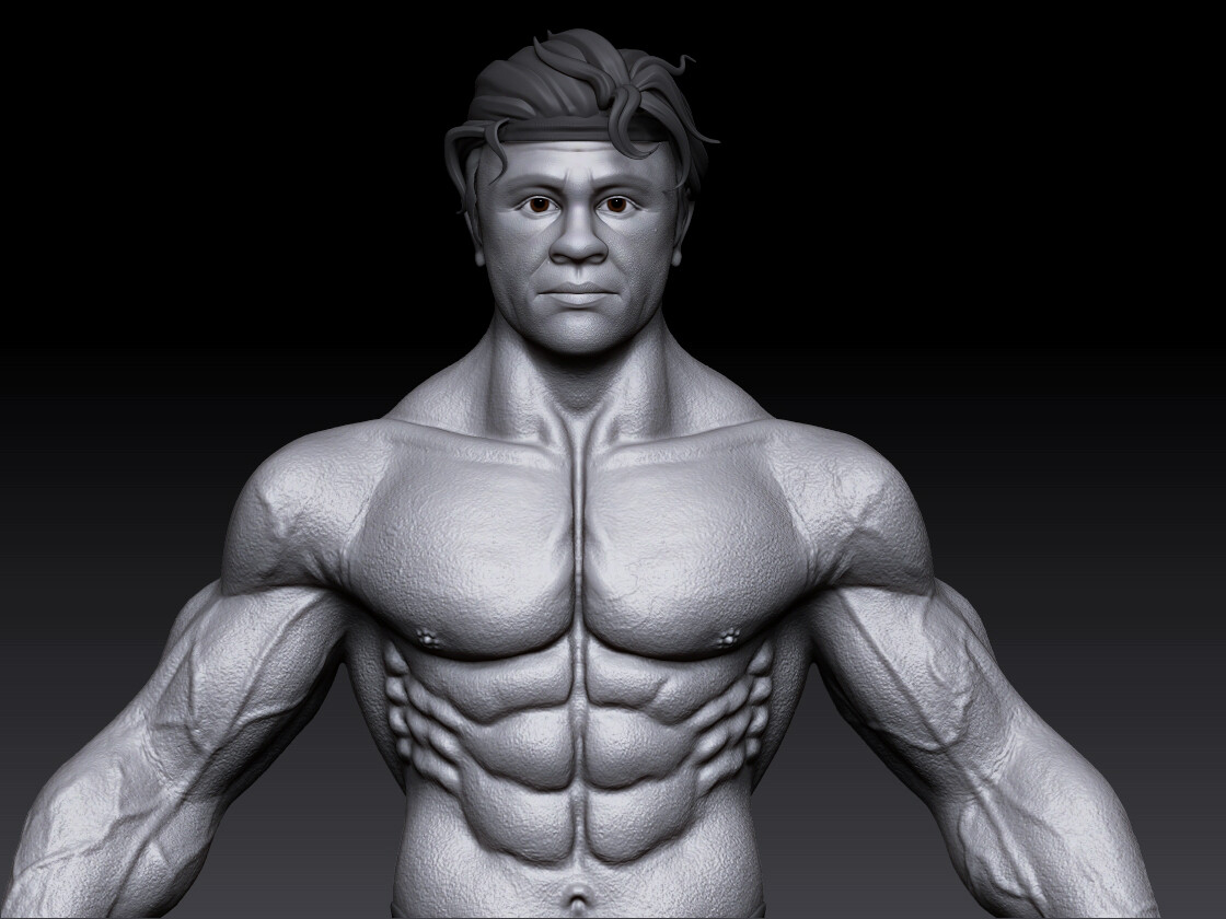 ArtStation - Stylized Character Bodybuilding