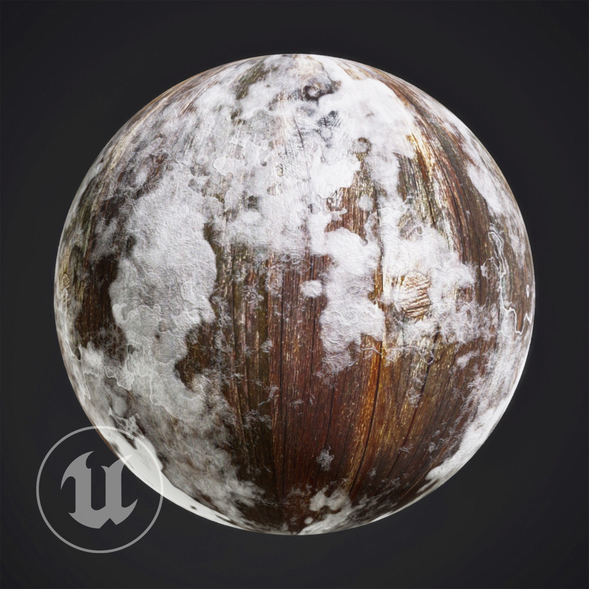 ArtStation - Stylized snow wooden board