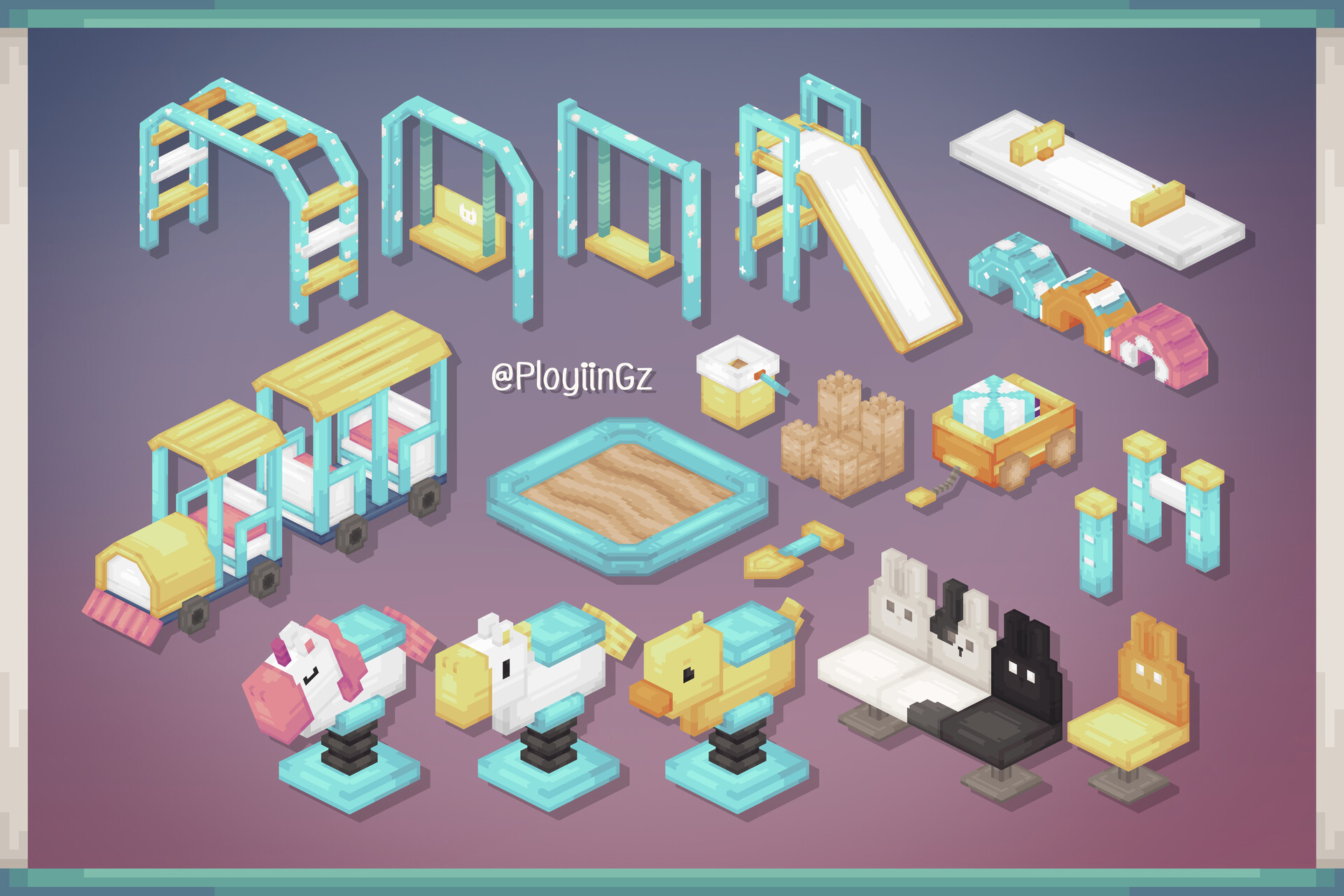 ArtStation - Voxel Toy Playground
