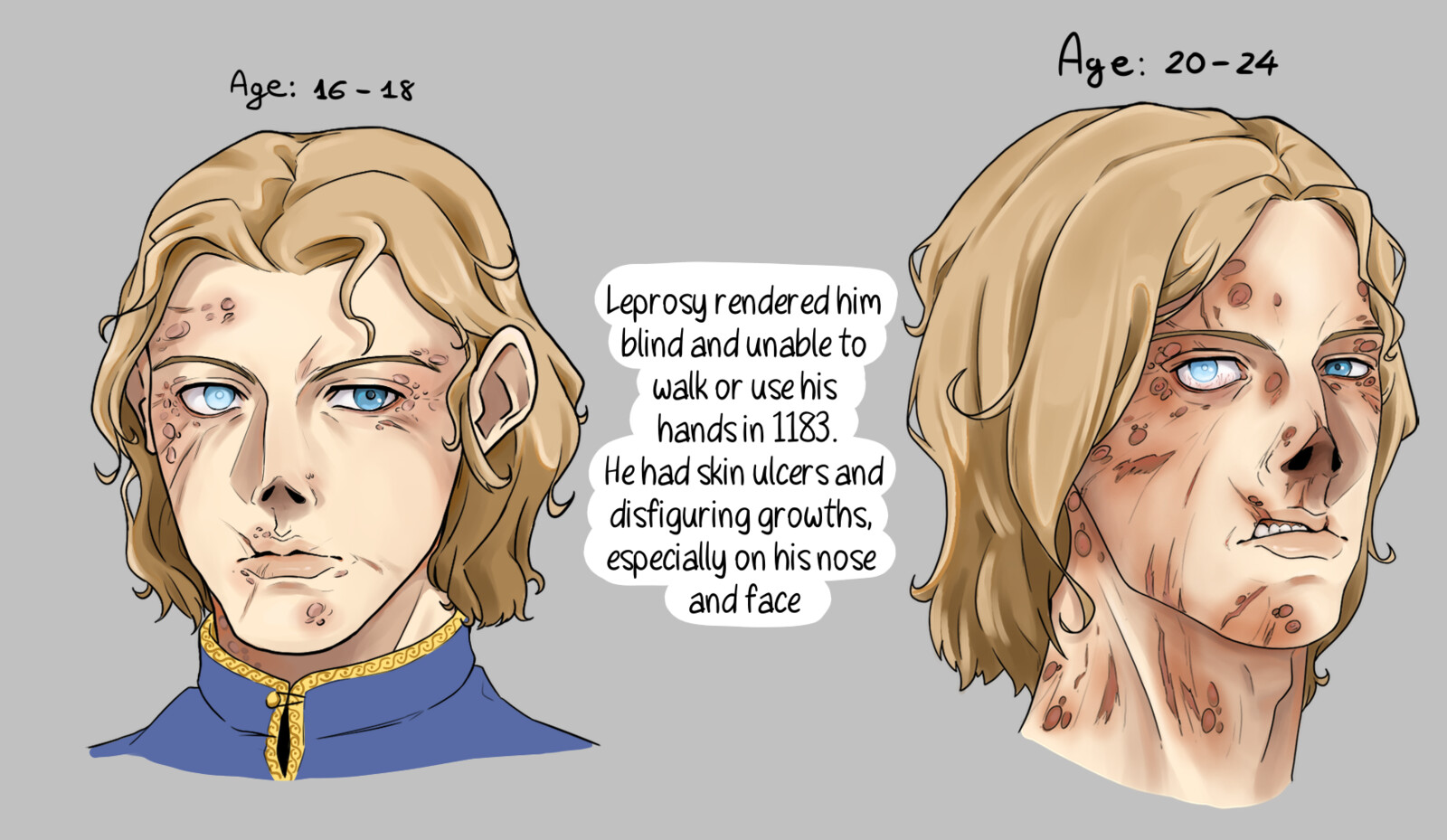 Maria EXE - King Baldwin IV of Jerusalem - STUDY