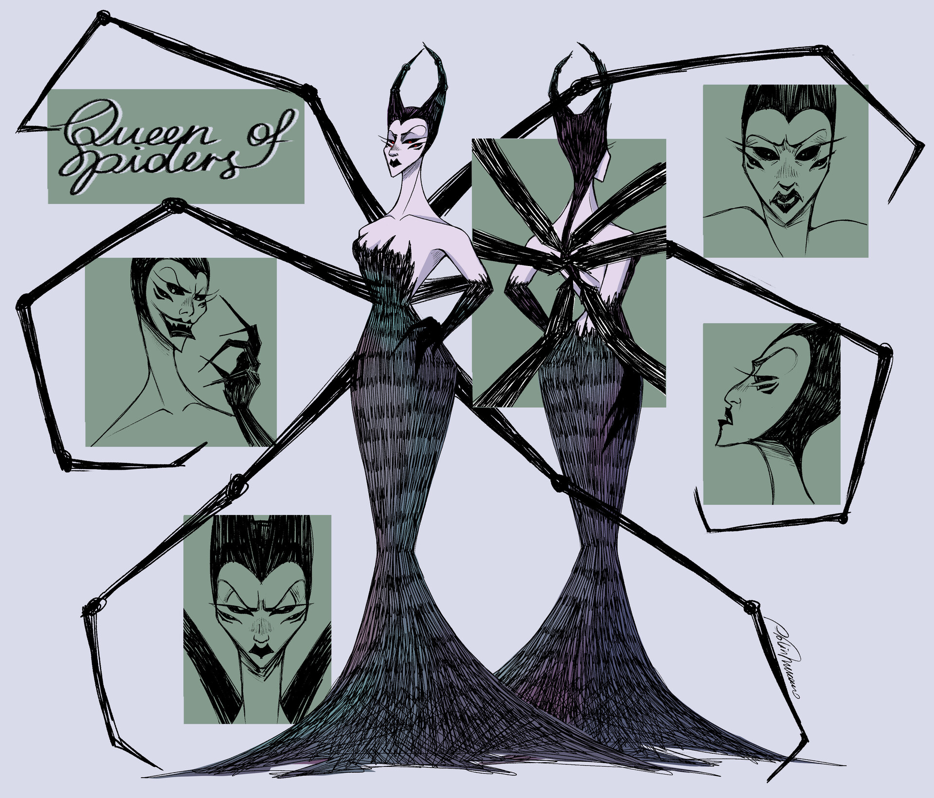 ArtStation - Queen of Spiders