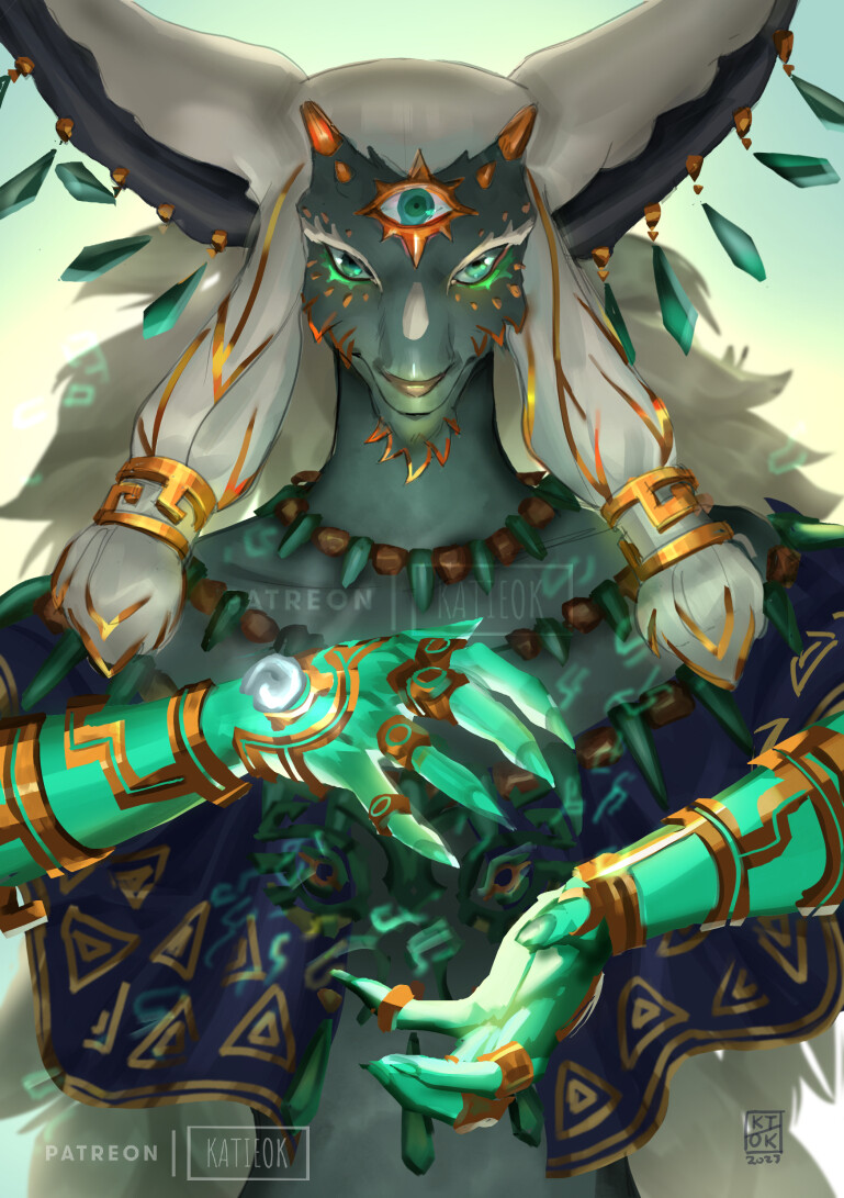 ArtStation - Speedpaint Rauru Tears of the Kingdom Fanart