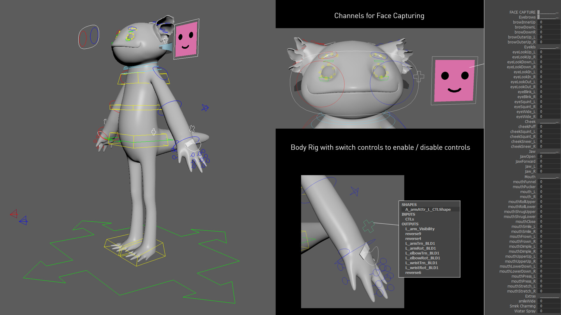 Ginkgo Ghost Publishing - A Tashiful Life 3D Short // Face Rig & Face ...