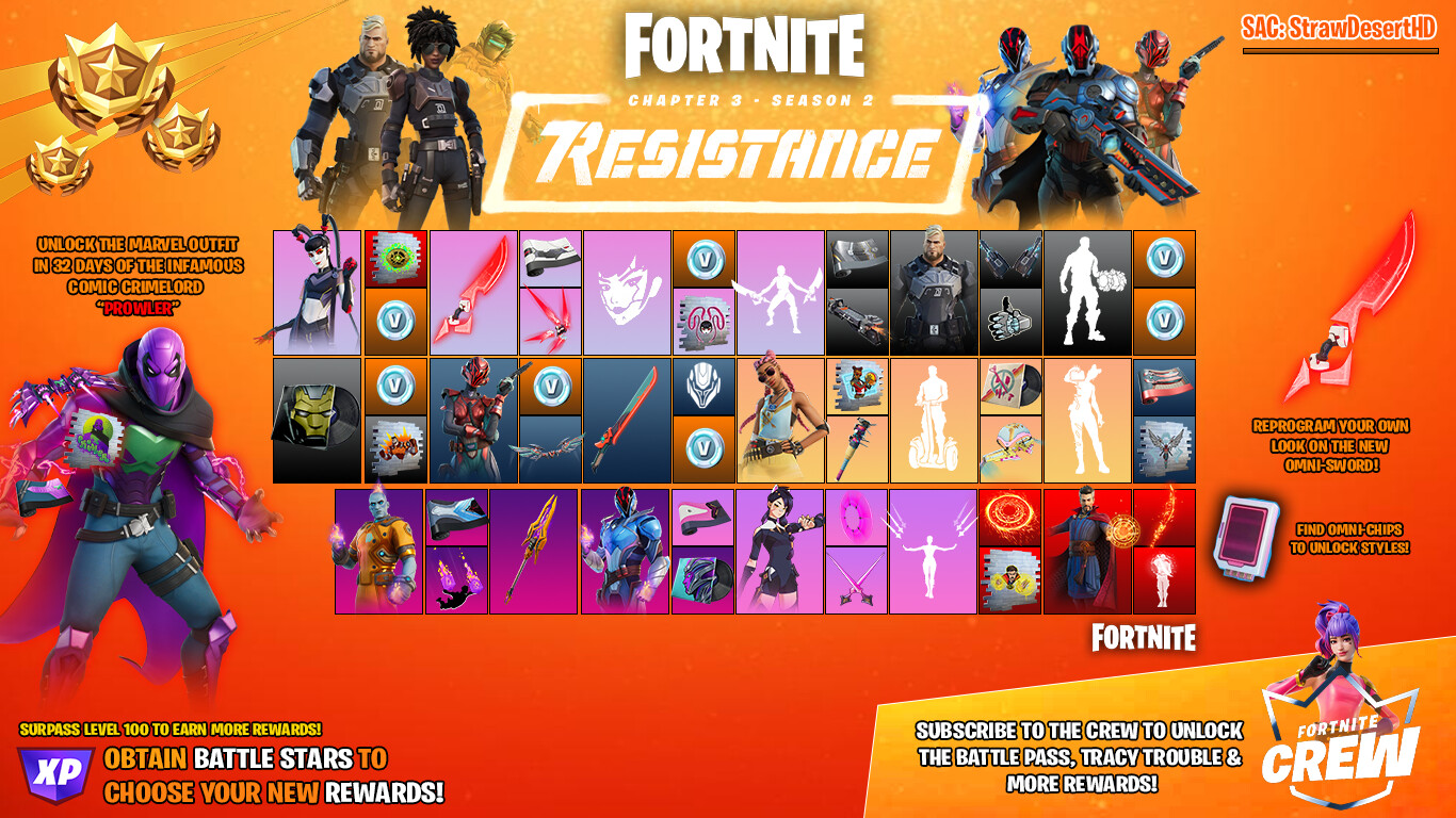 StrawDesertHD - Fan-Made Graphics for Fortnite Seasonal Cosmetic Passes