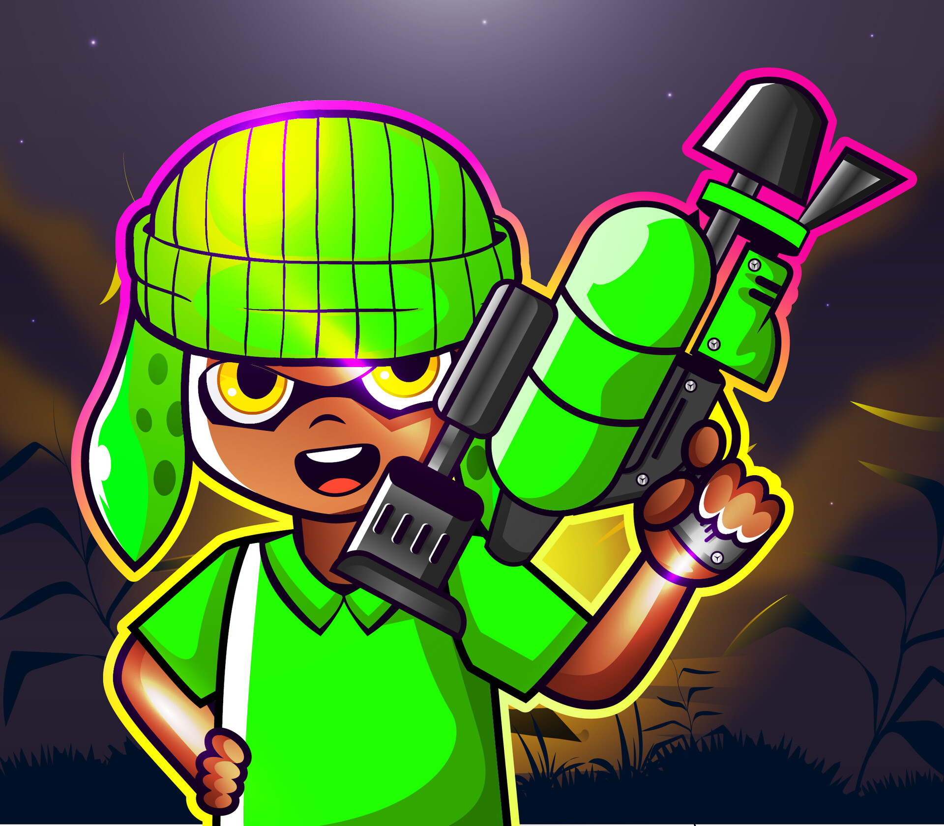 Art Gallery - Splatoon Character