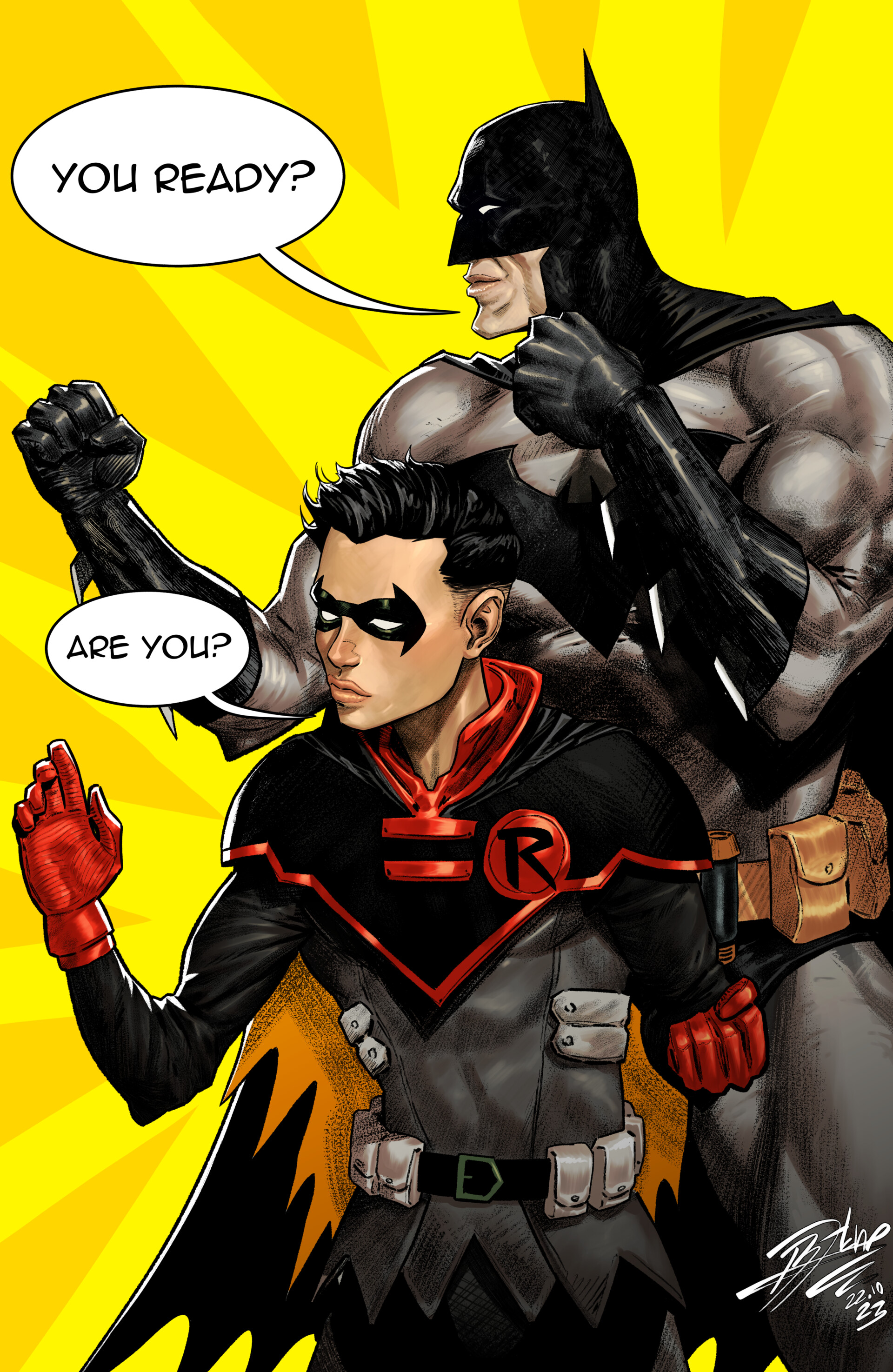 ArtStation - Batman/Robin Fan-Variant