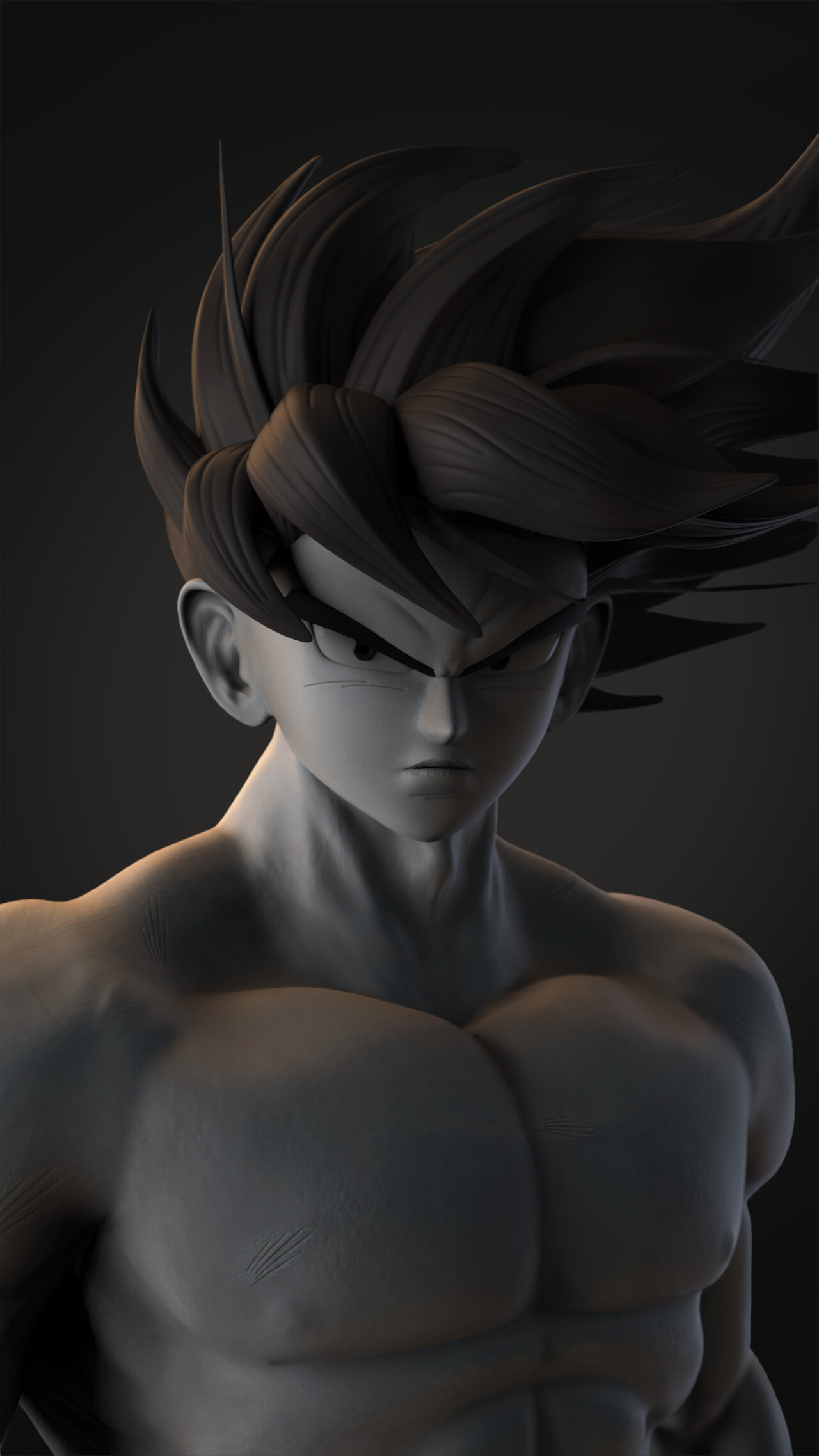 ArtStation - Goku Behind the process