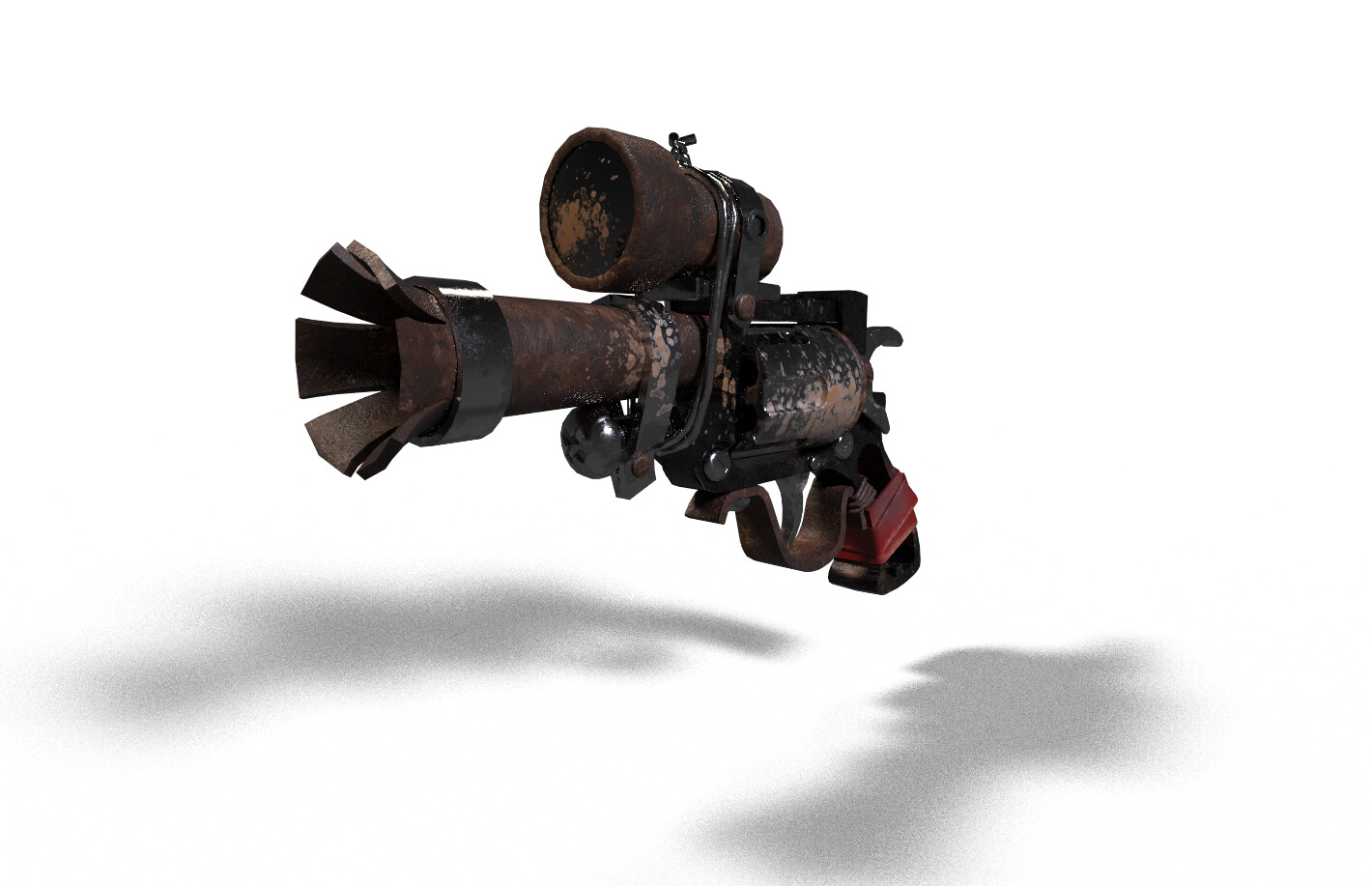 ArtStation - Makeshift Revolver Pistol