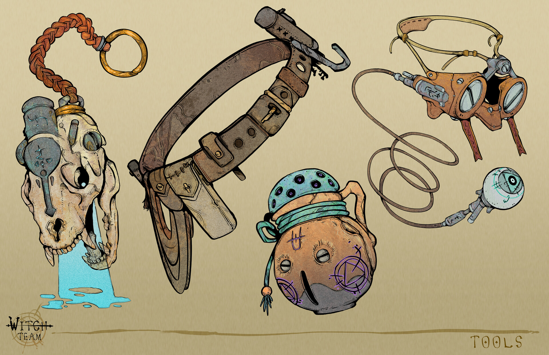 ArtStation - W.I.T.C.H. Team Props Tools