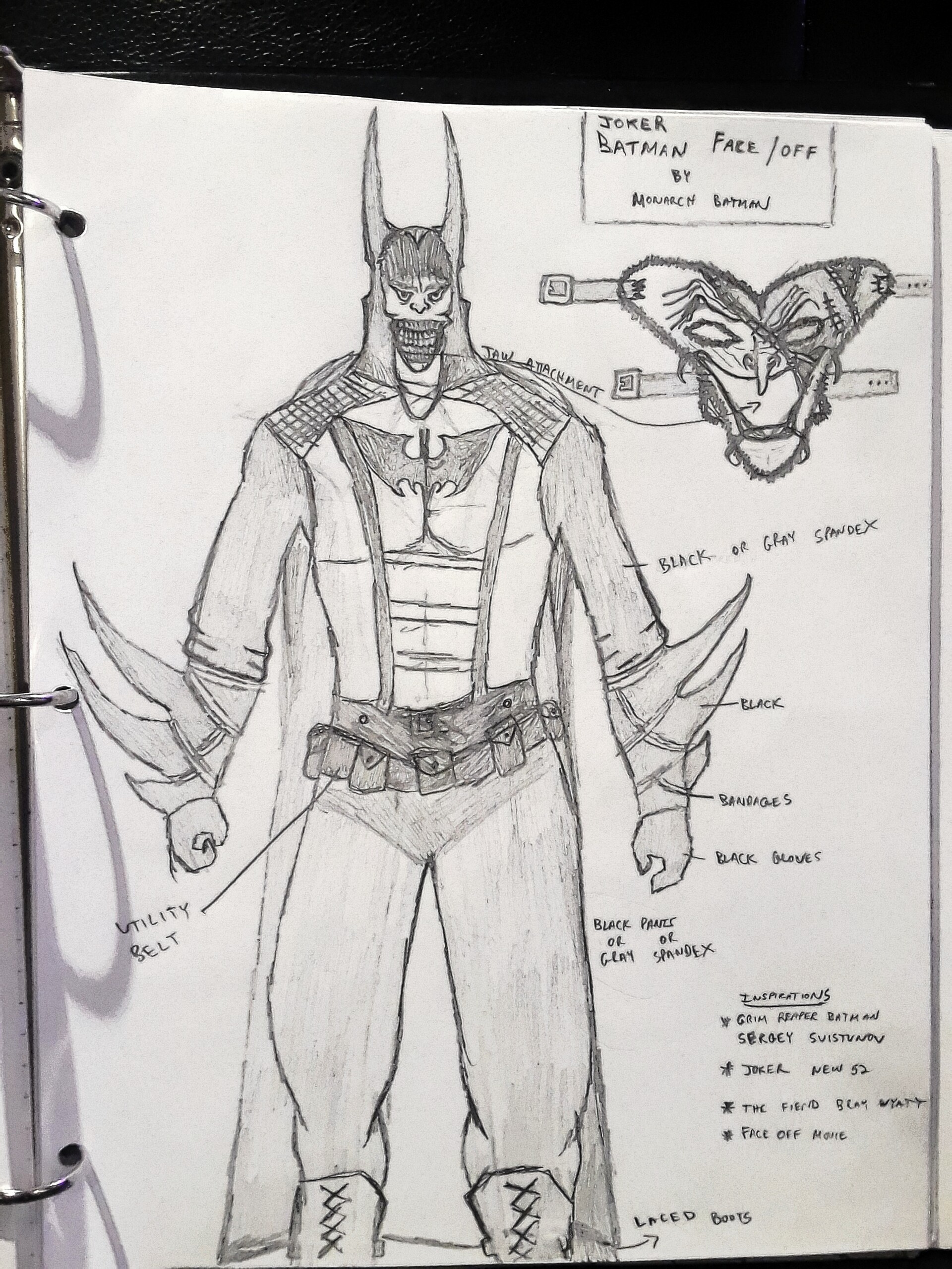 ArtStation - Monarch Batman Face/Off