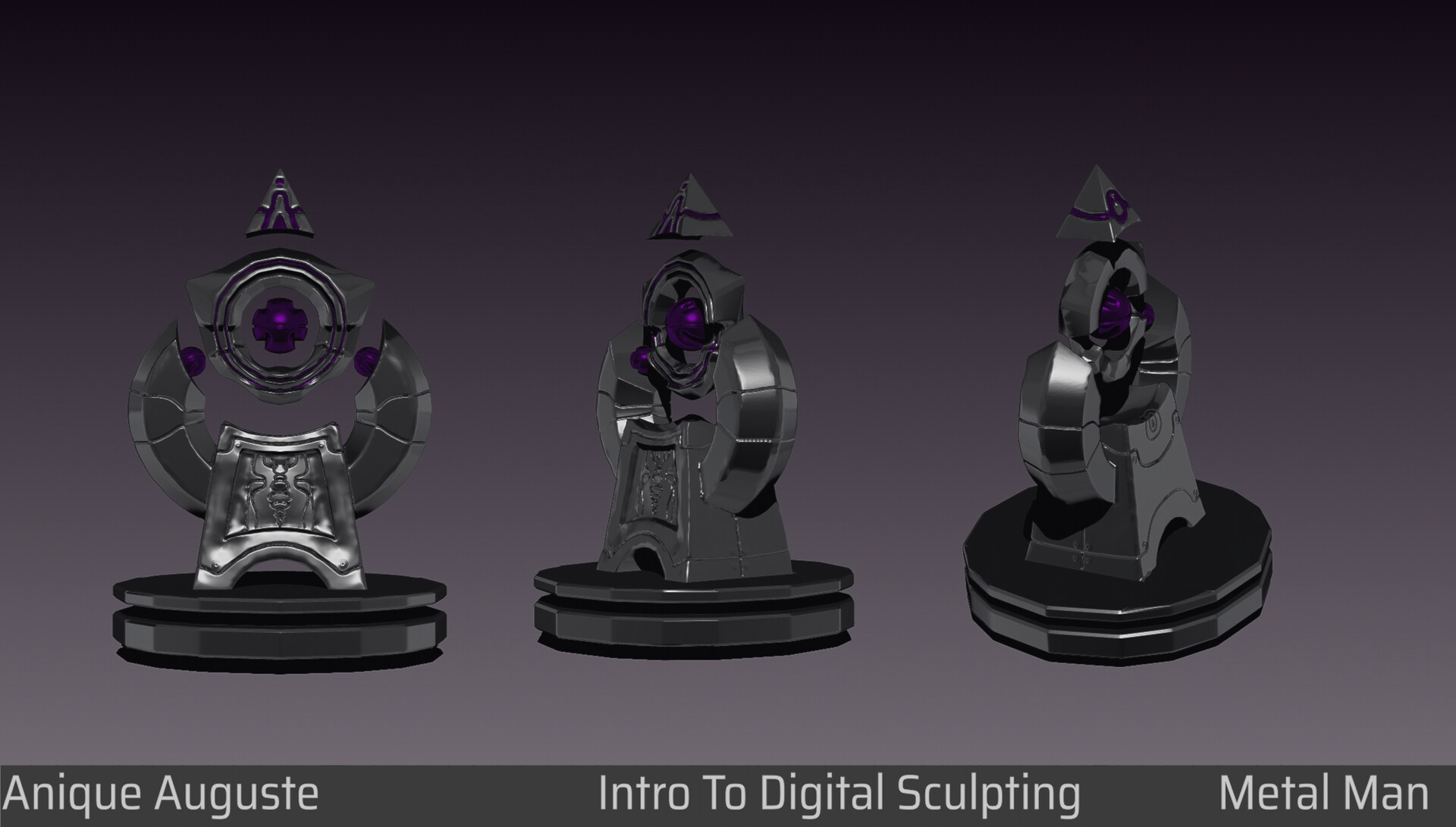 ArtStation - Metal Man Sculpture