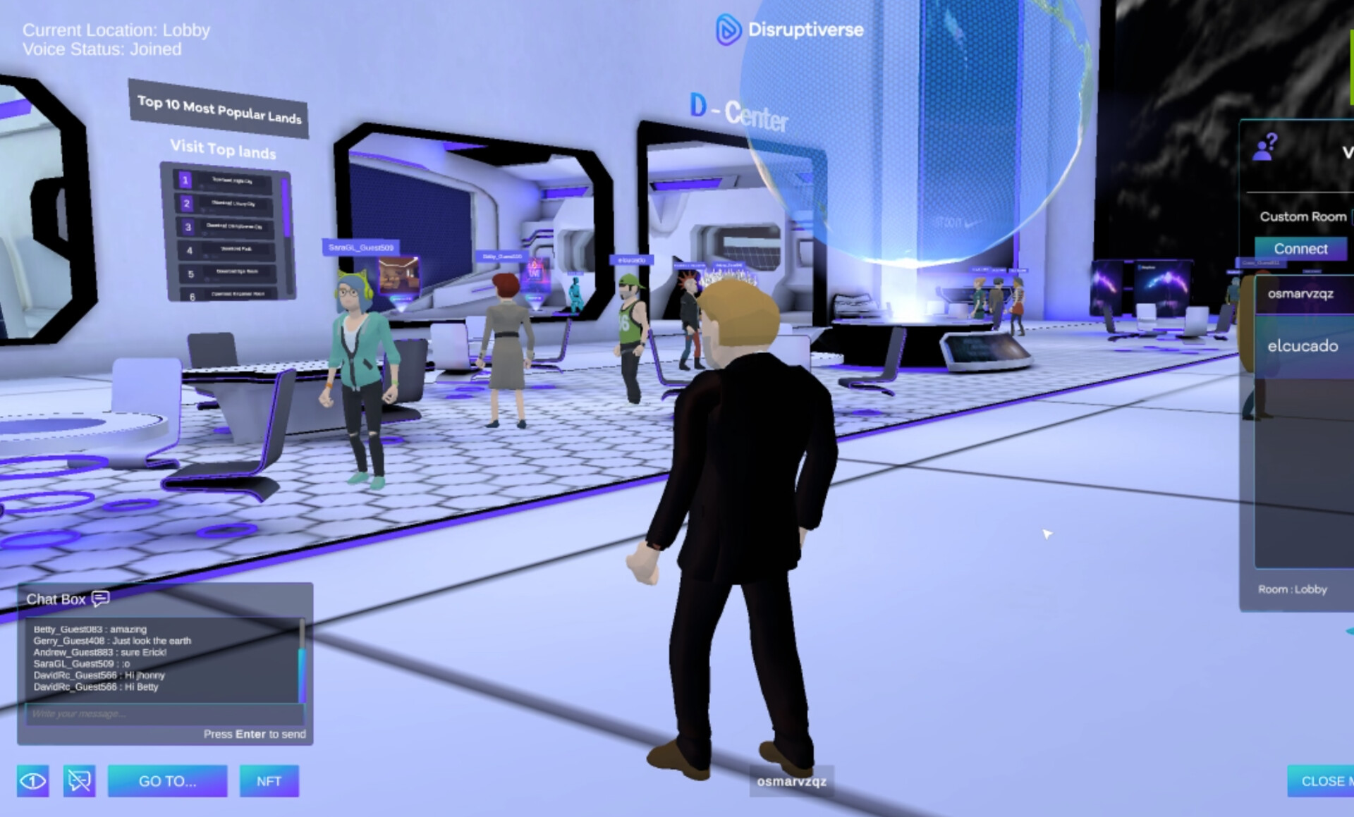 ArtStation - Metaverse D WebGL Lobby