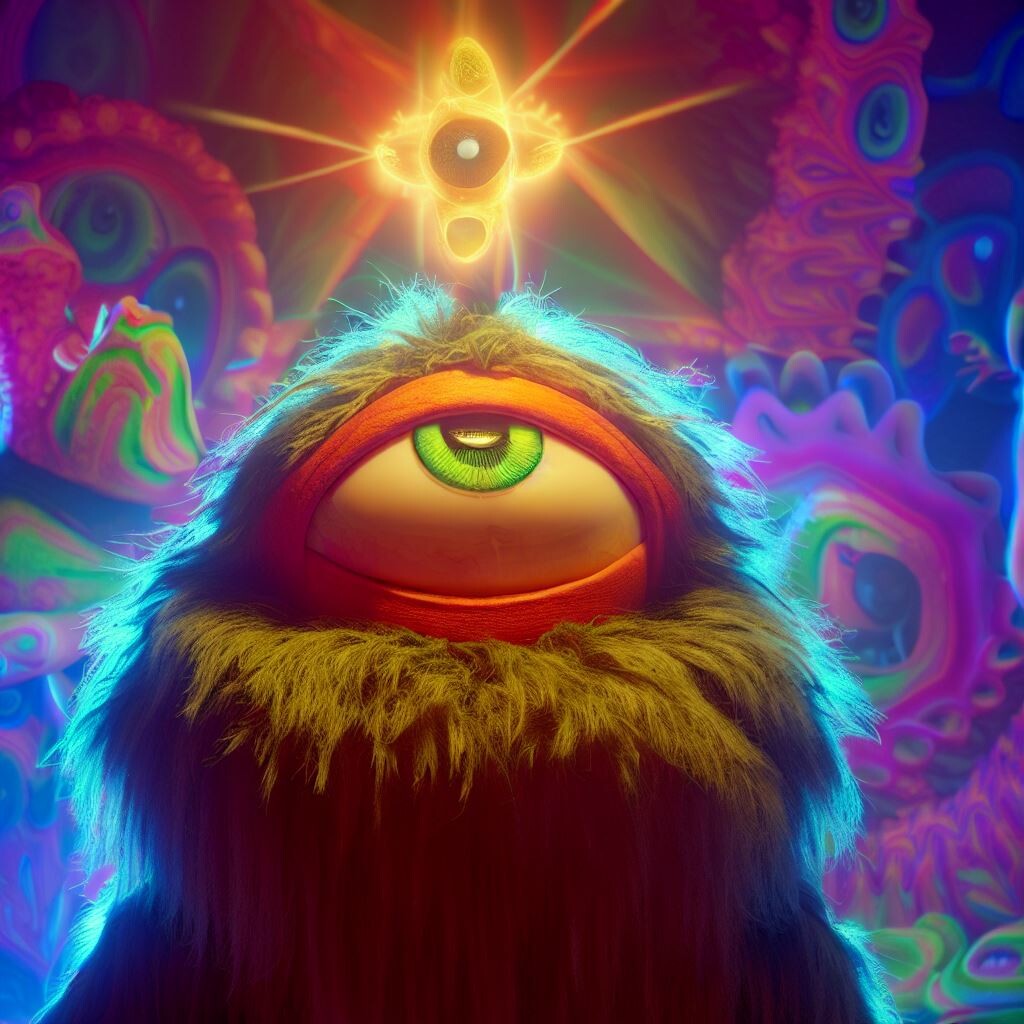 ArtStation - Psychedelic Muppets - 3D Concept