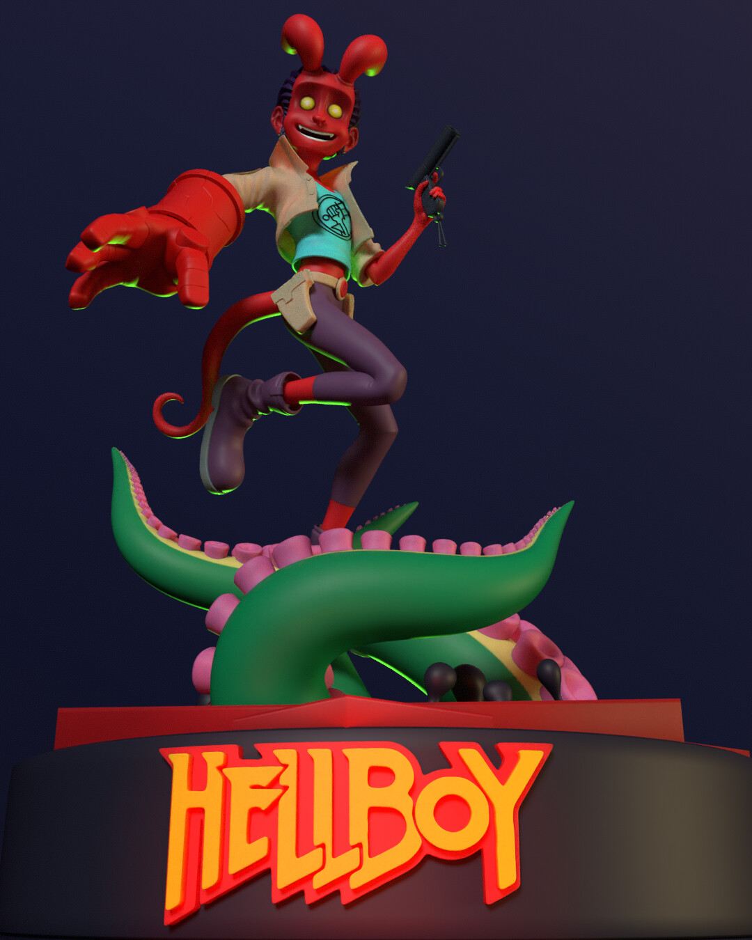 ArtStation - Hellboy Collectible