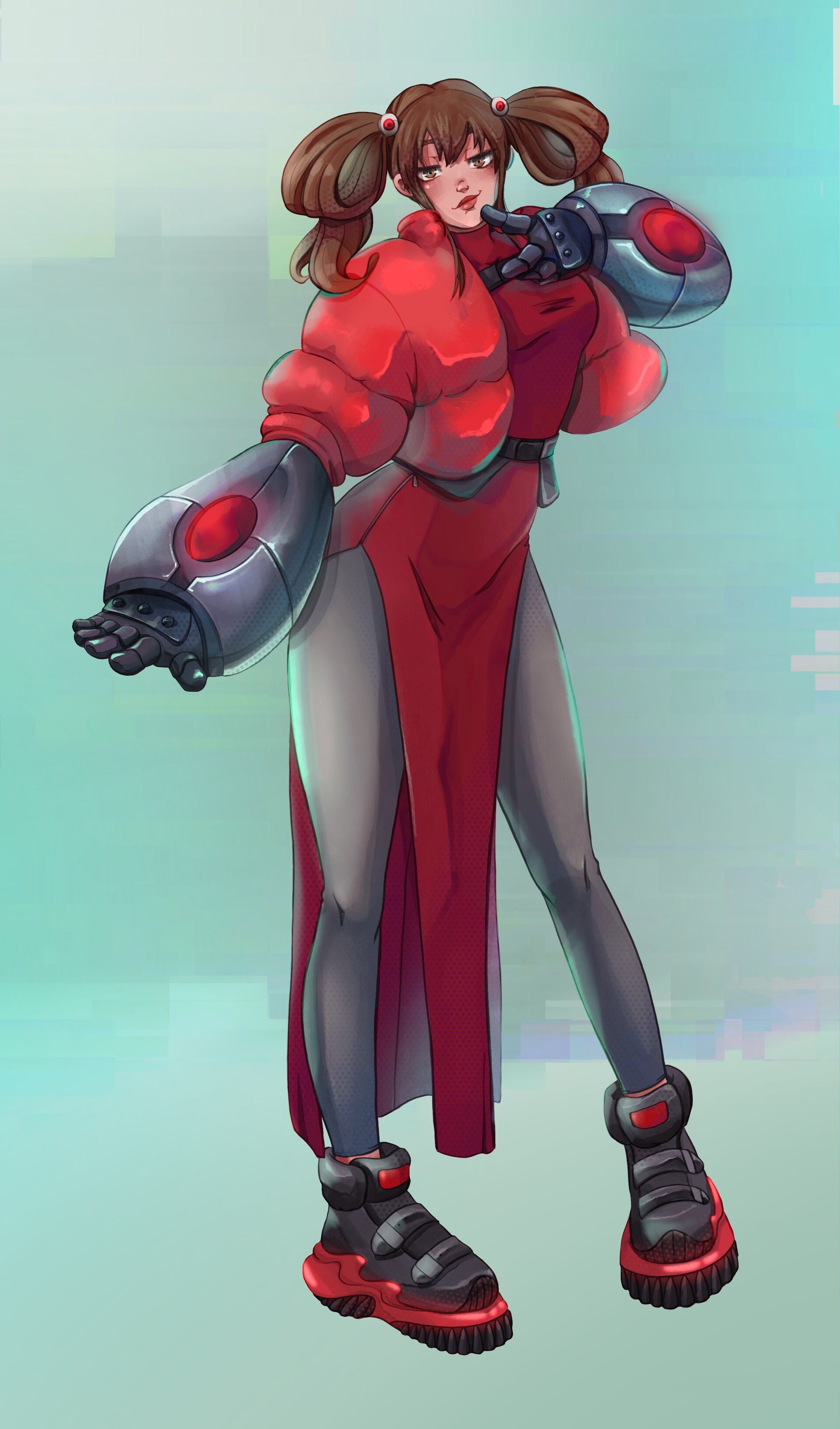 ArtStation - Red Lady