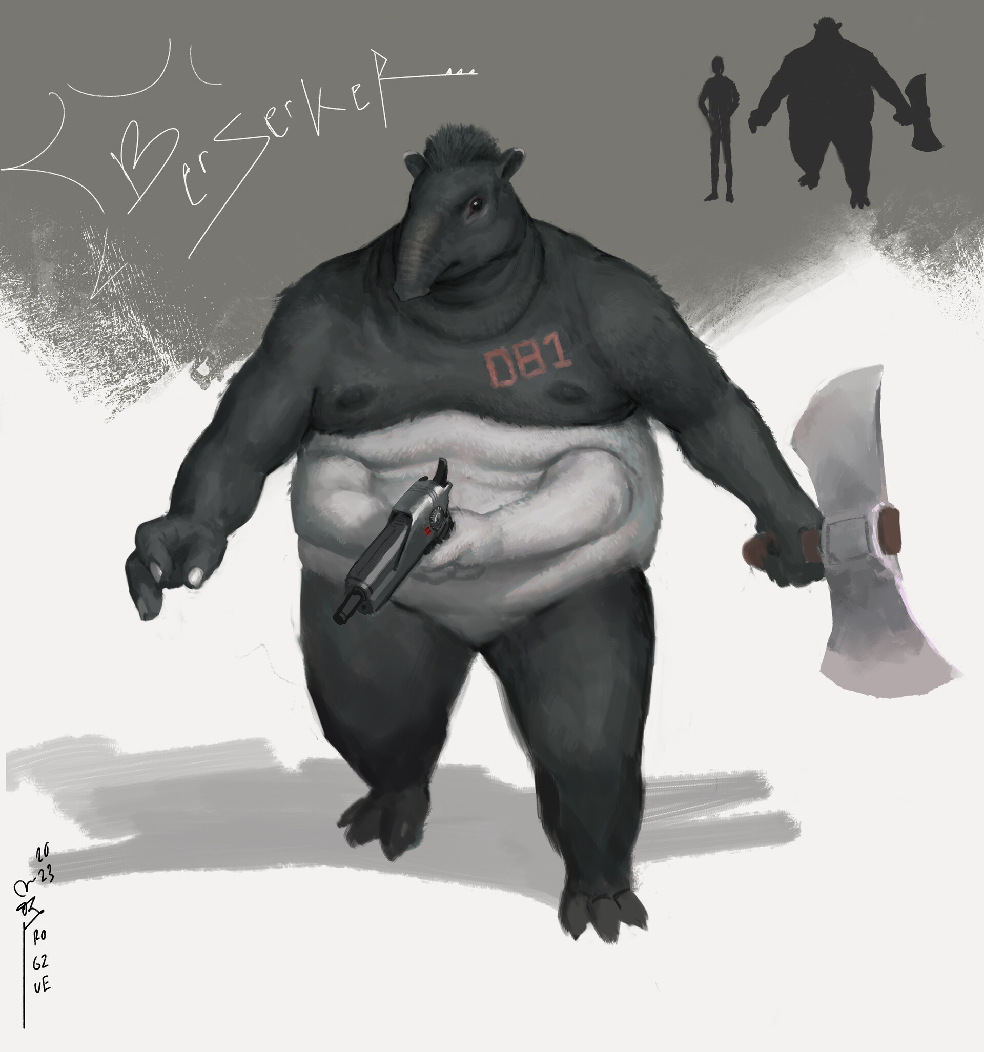 ArtStation - Berserker - tapir 081