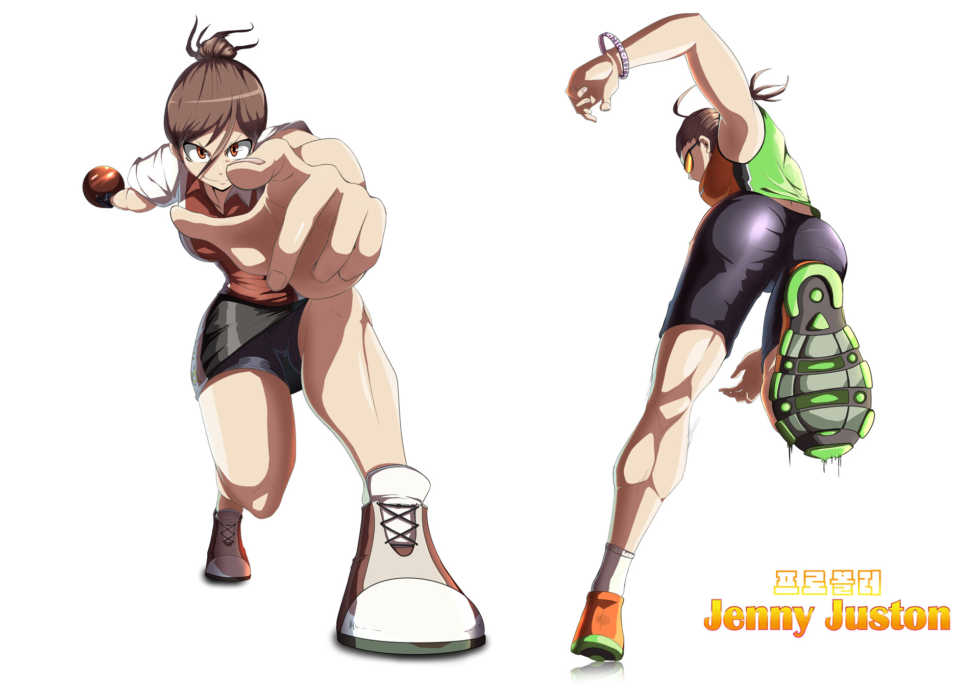 ArtStation - Pro Bowler - Jenny Juston