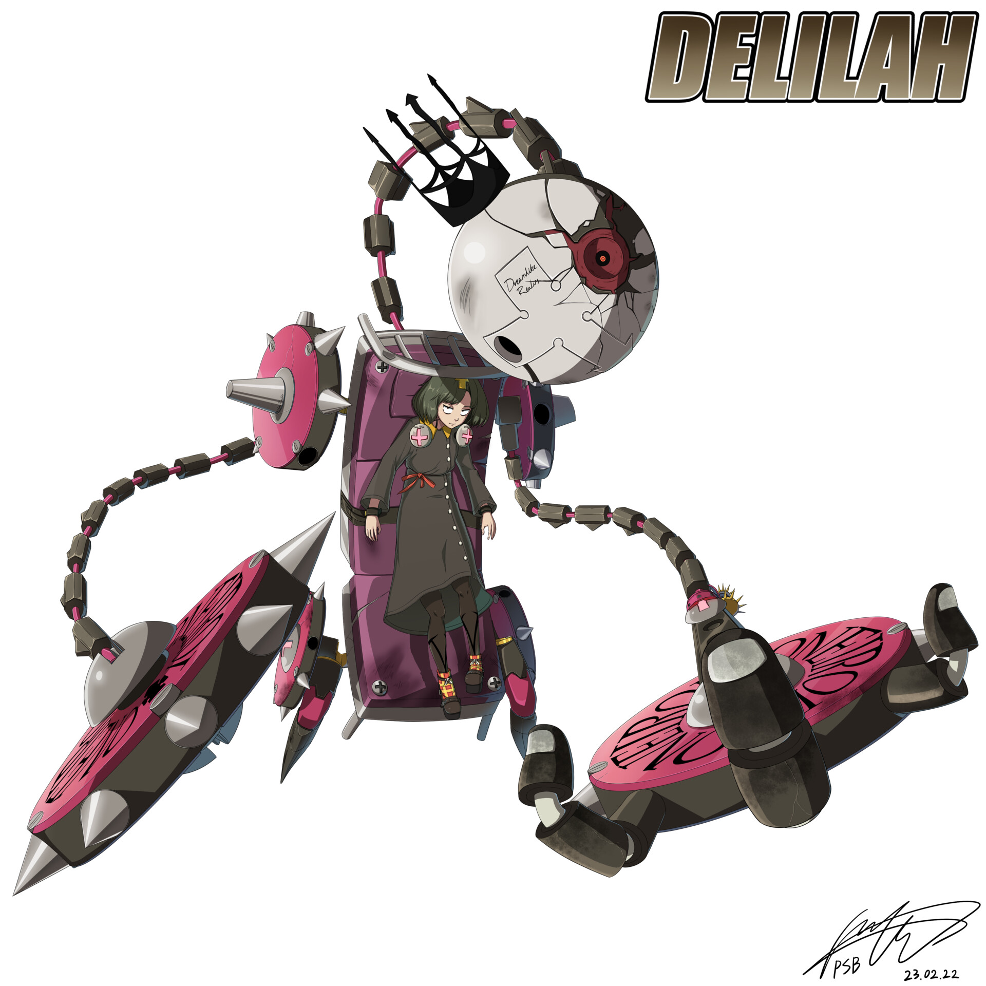 ArtStation - Guilty gear DELILAH