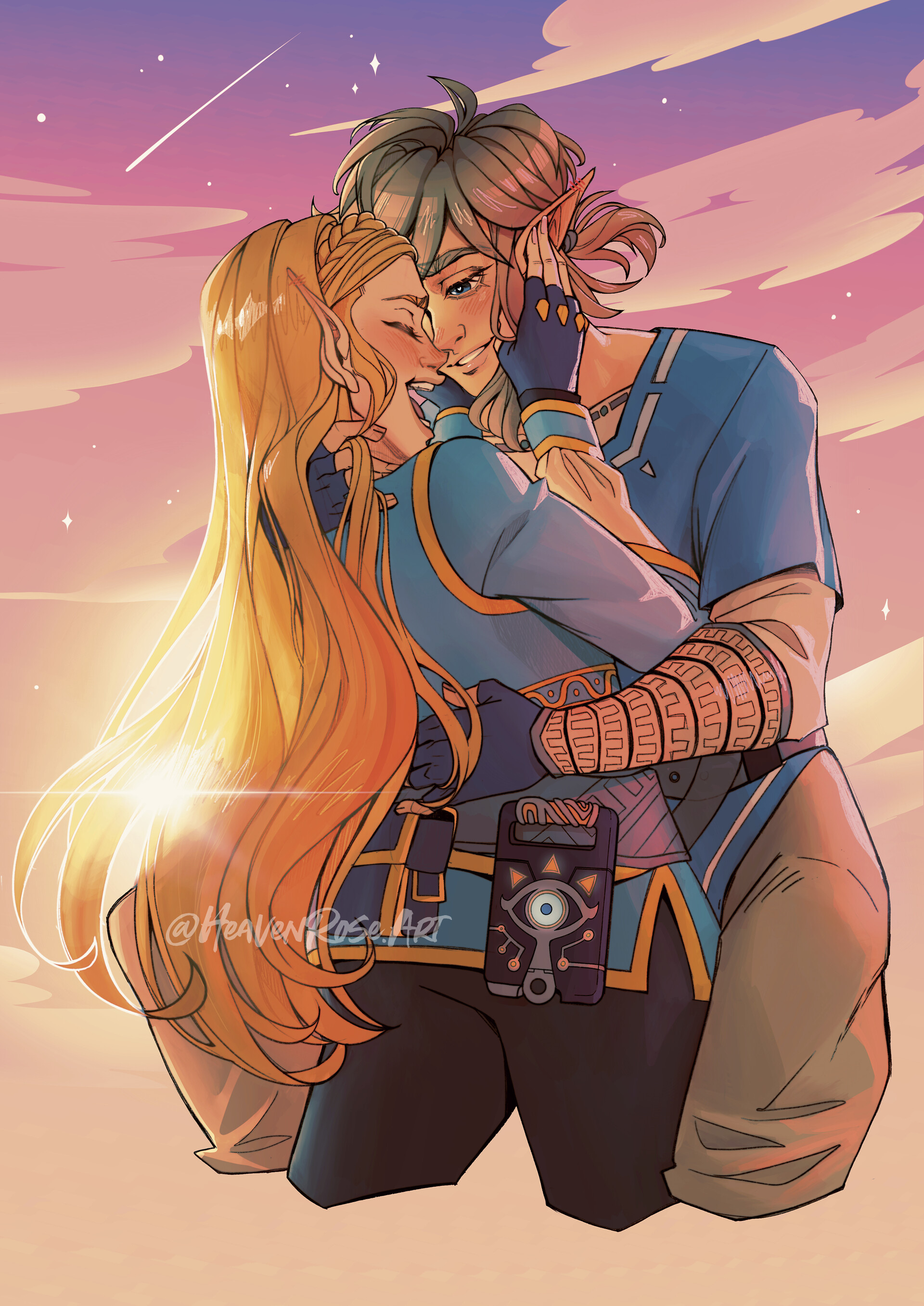 Link X Zelda Fanart at Ella Byatt blog