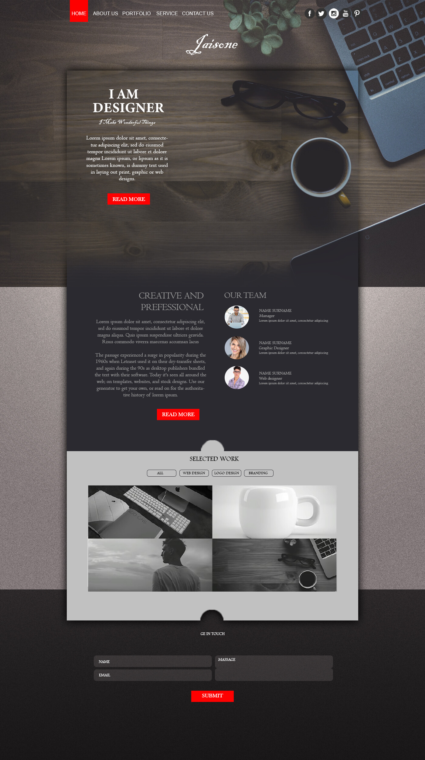 ArtStation - Web page design