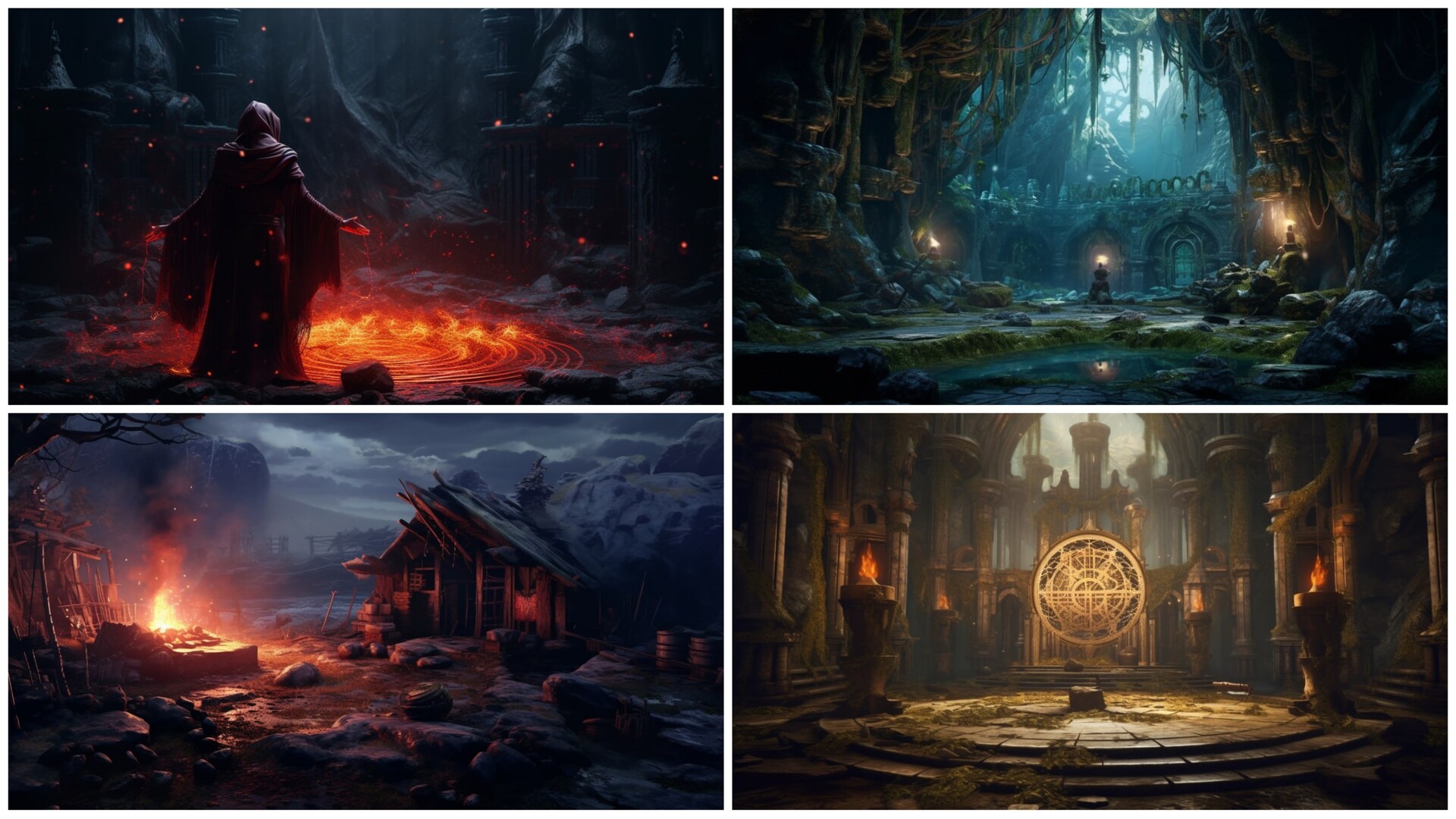 Concept Art - +500 Mage Environment Concept (4k) | Vol_72