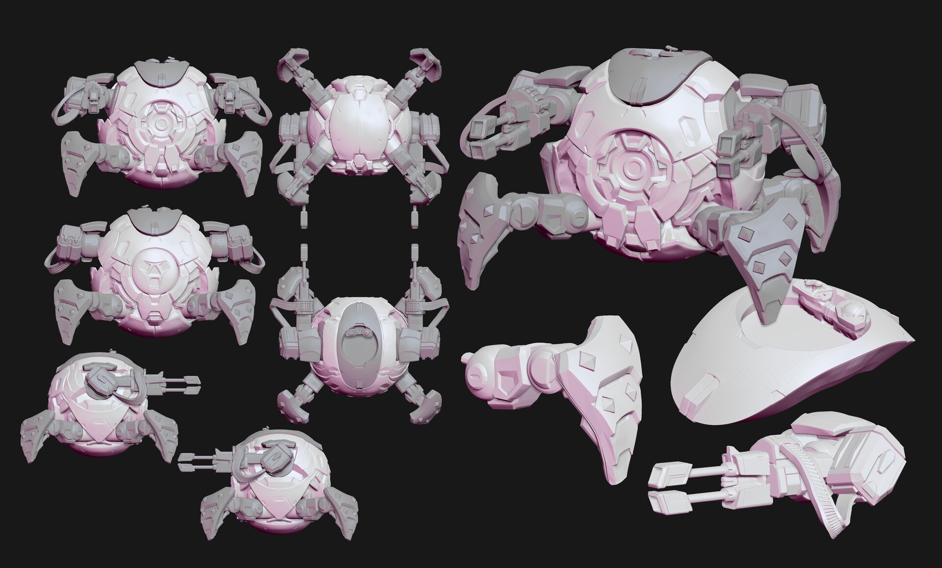 ArtStation - Wrecking Ball Overwatch Sculpt