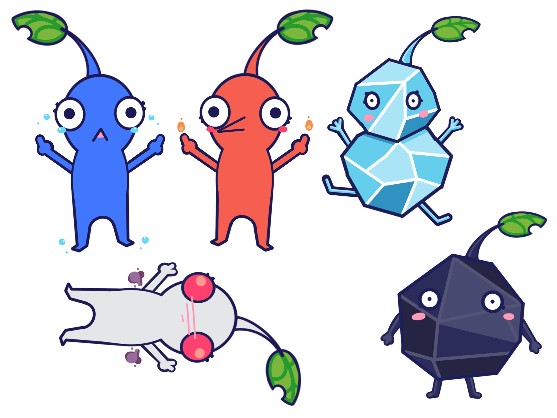 ArtStation - Pikmin Stickers