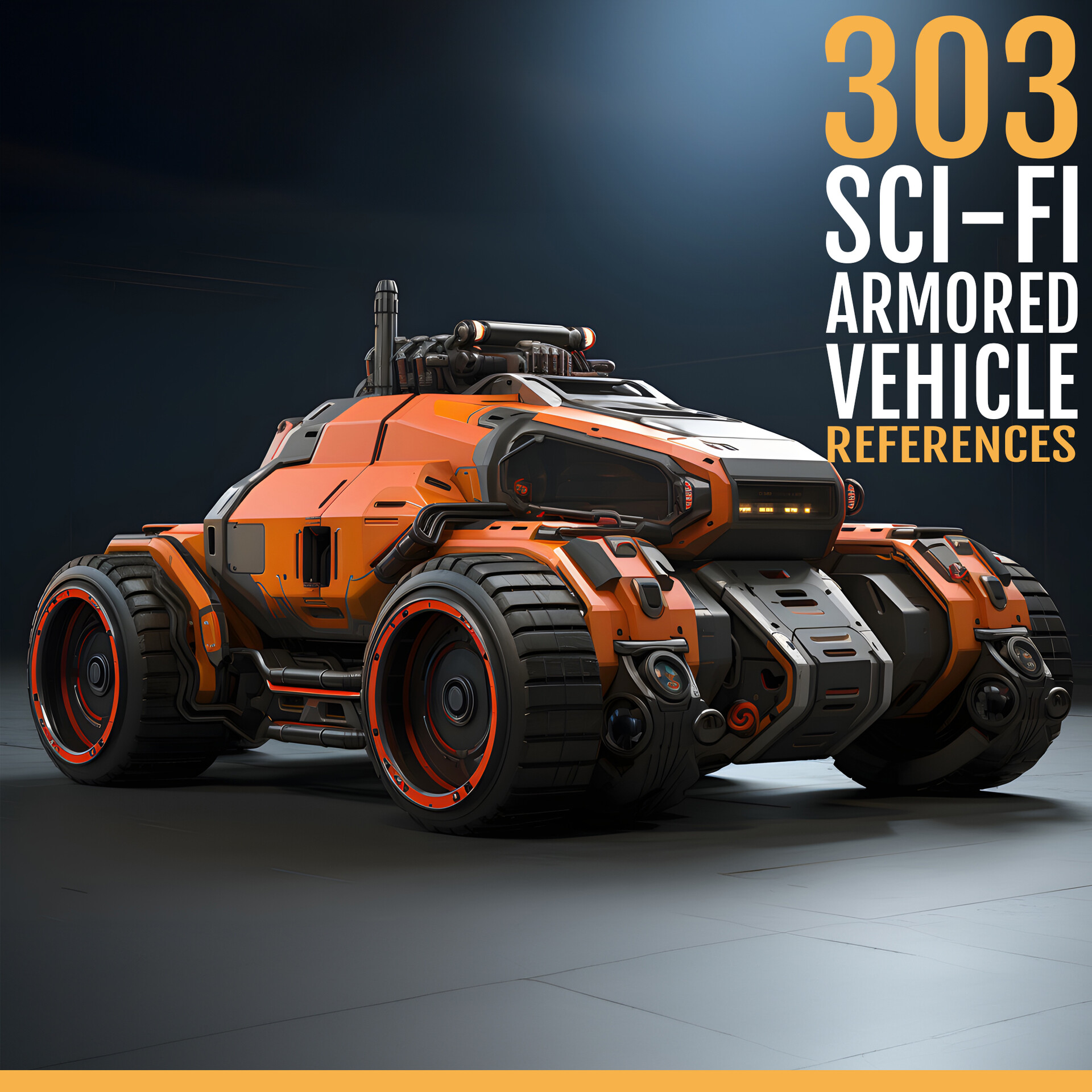 ArtStation - 303 Sci-Fi Armored Vehicle