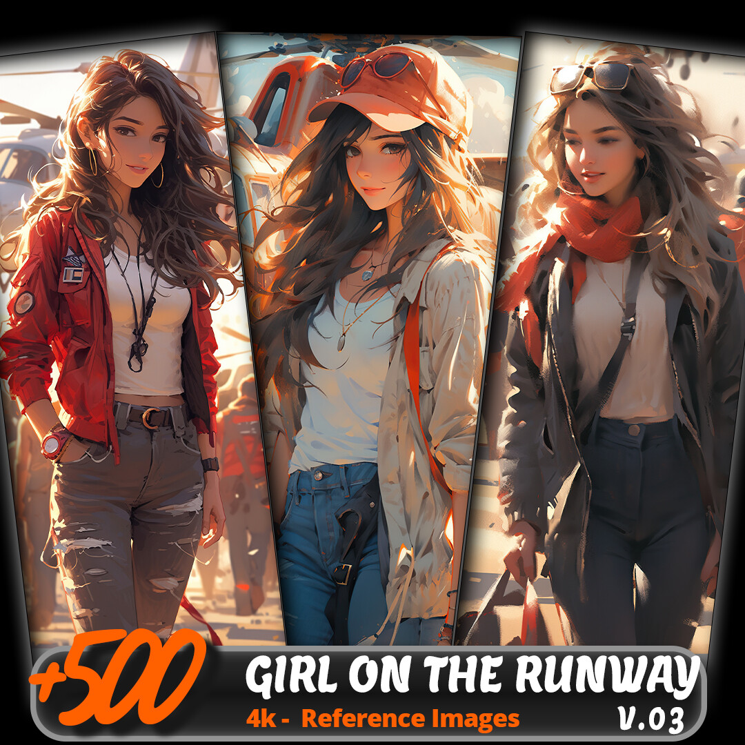 ArtStation - GIRL ON THE RUNWAY VOL. 03/ 4K/ Reference Image