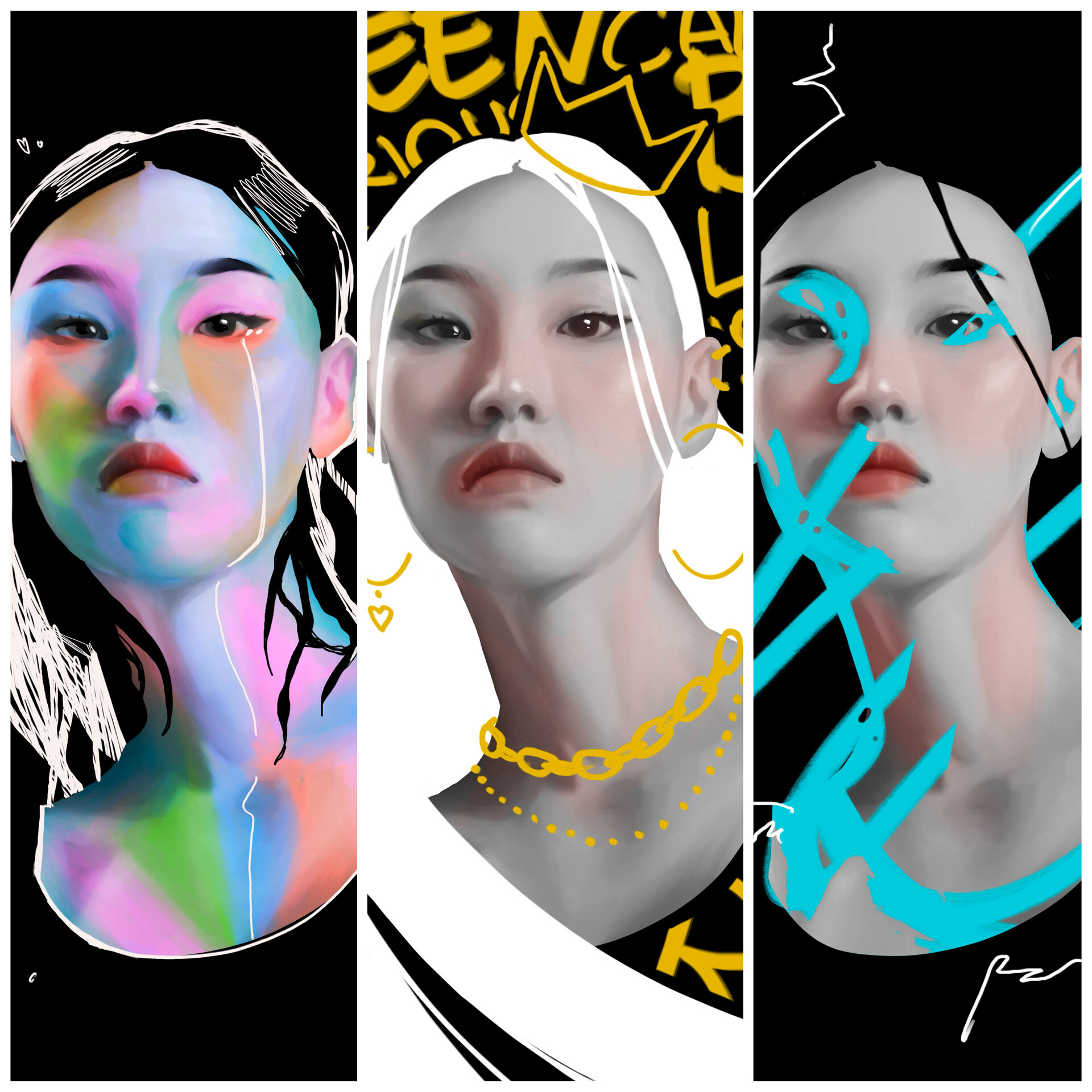 ArtStation - Portrait variations