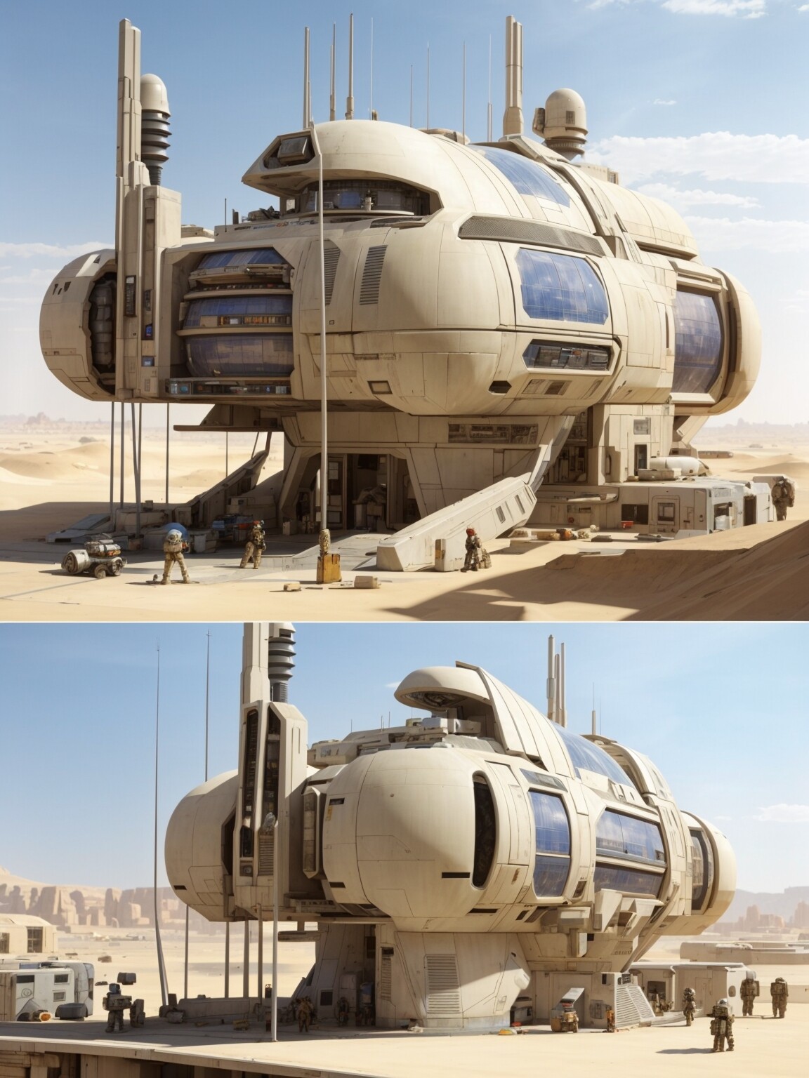ArtStation - Desert Sci-fi concepts pt1