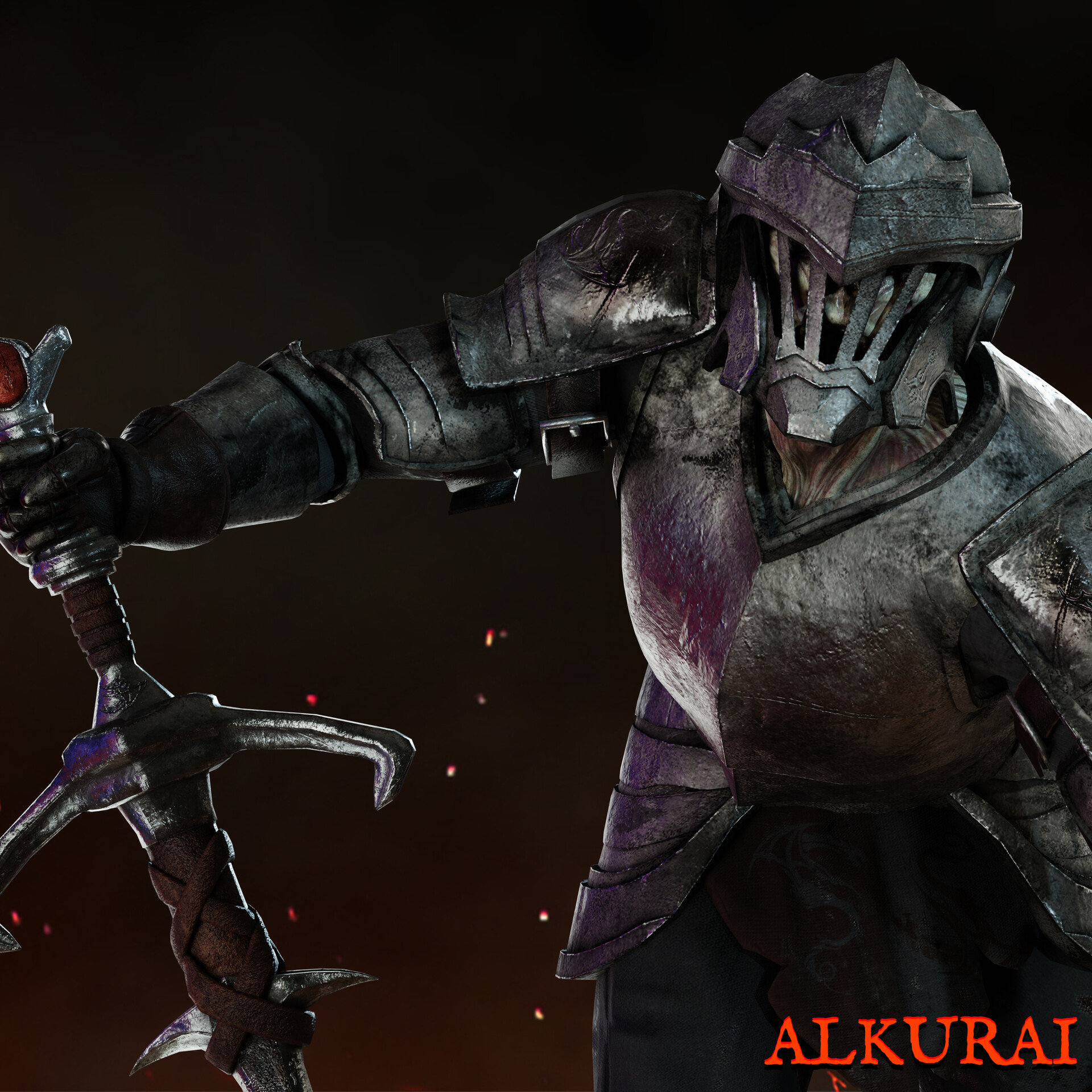 ArtStation - Zombie Knight