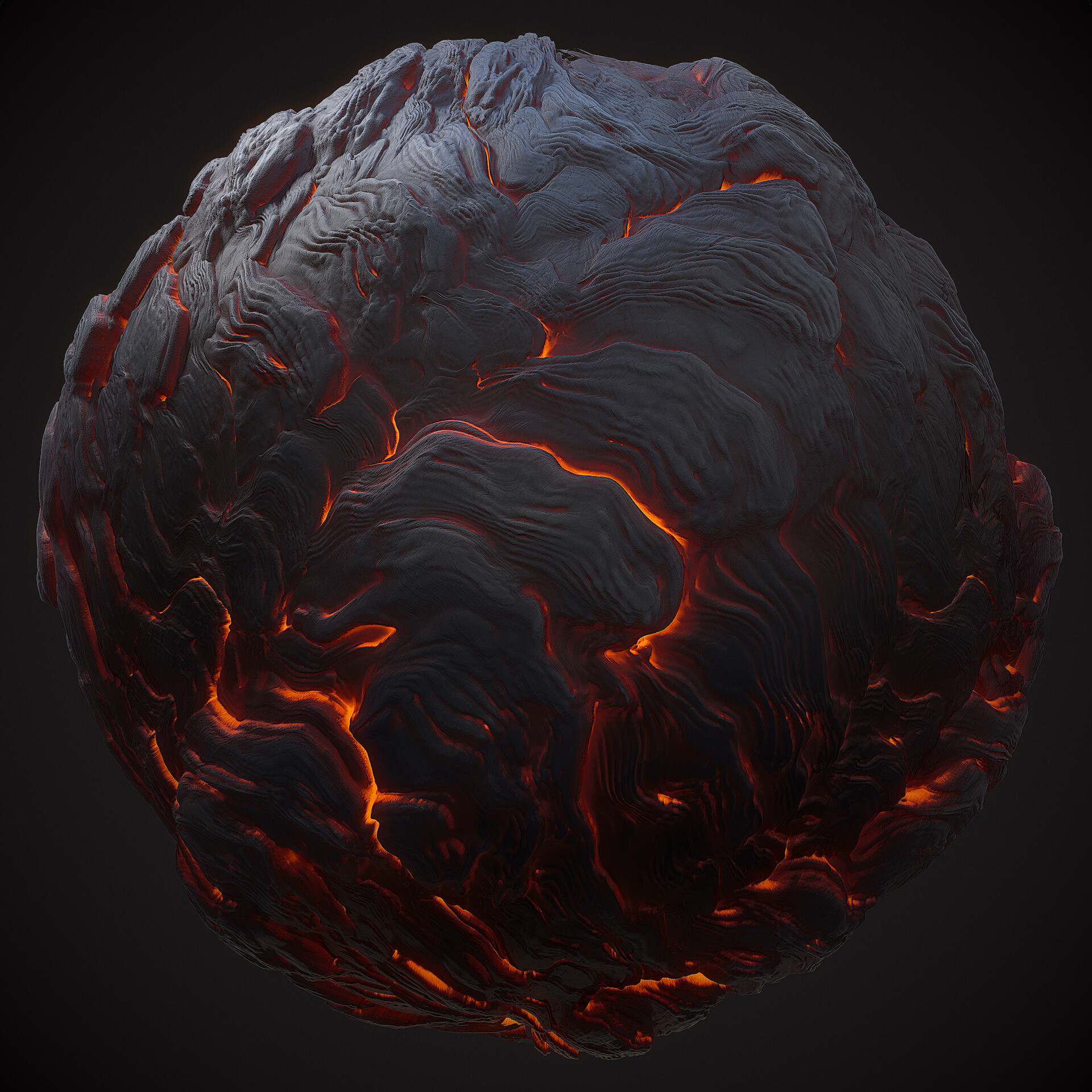 Michael Di Lonardo - Stylized Lava Material 01